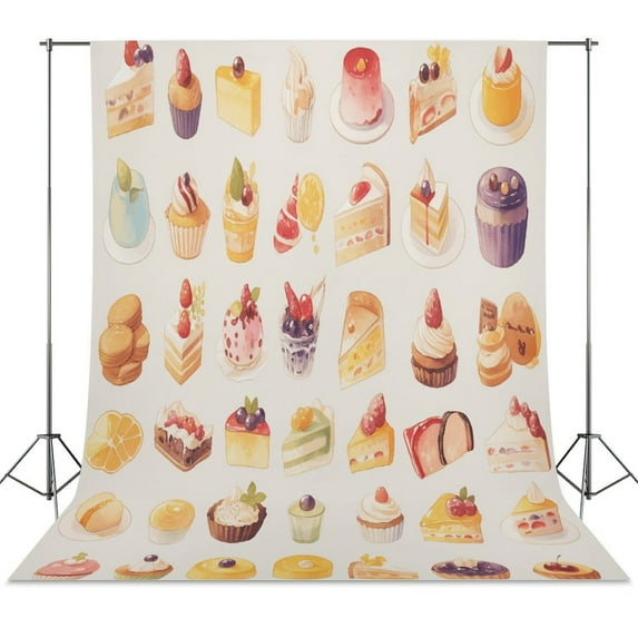 Cartoon Cake Backdrops for Photography for Party Backdrop Wedding ...