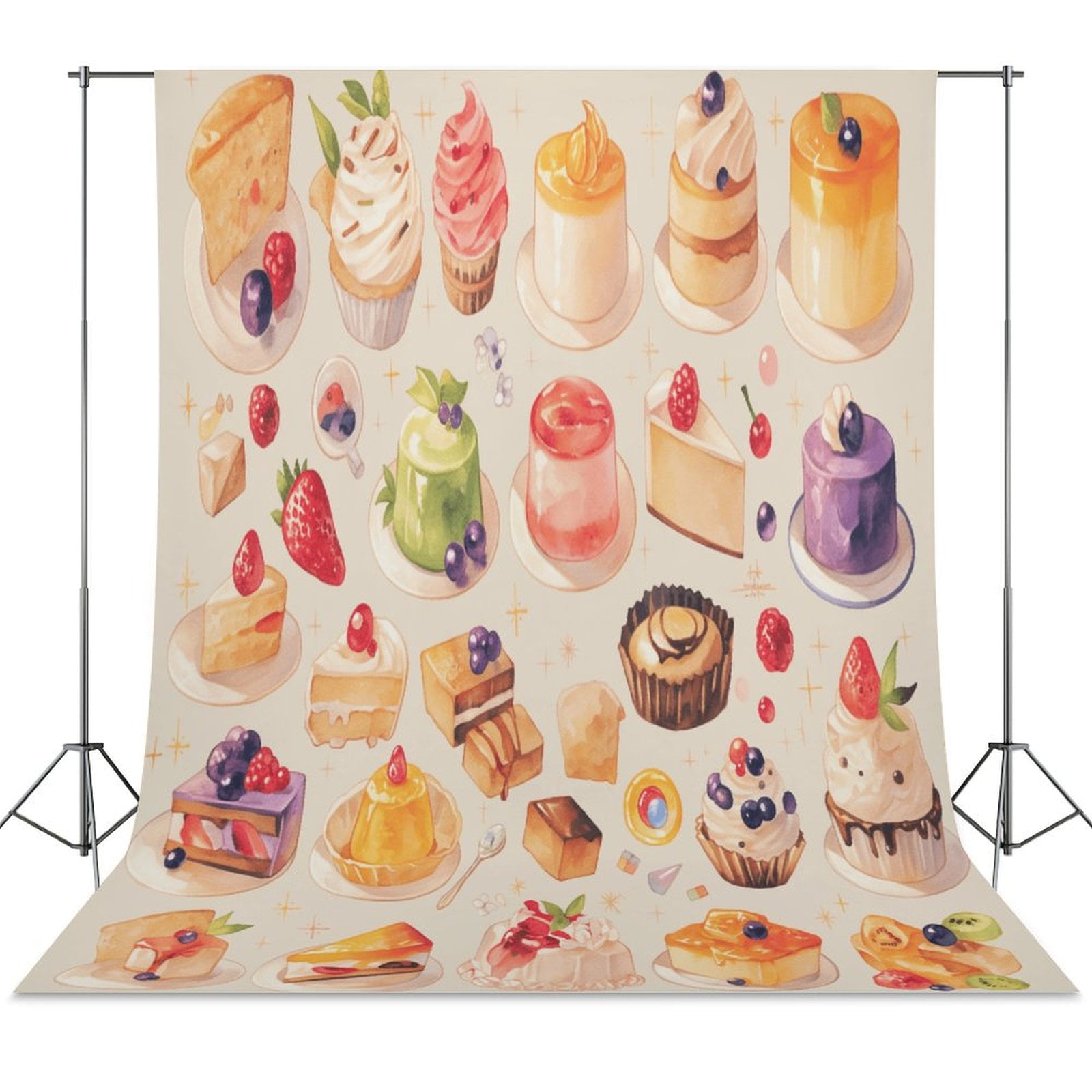 Cartoon Cake Backdrops for Photography for Party Backdrop Wedding ...