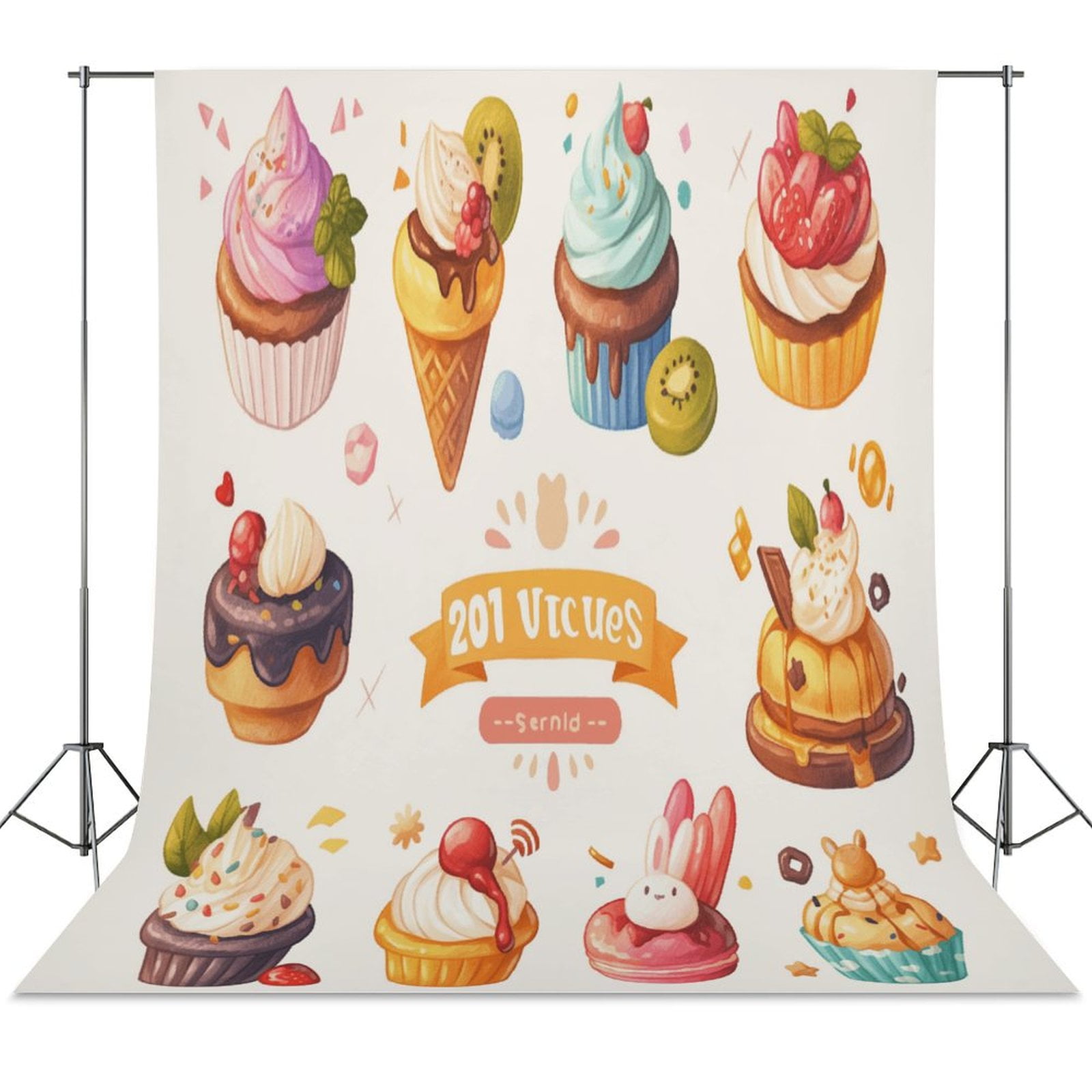 Cartoon Cake Backdrops for Photography for Party Backdrop Wedding ...