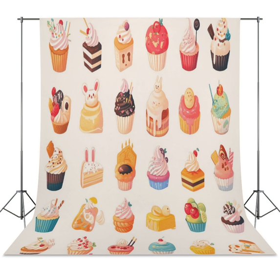 Cartoon Cake Backdrops for Photography for Party Backdrop Wedding ...