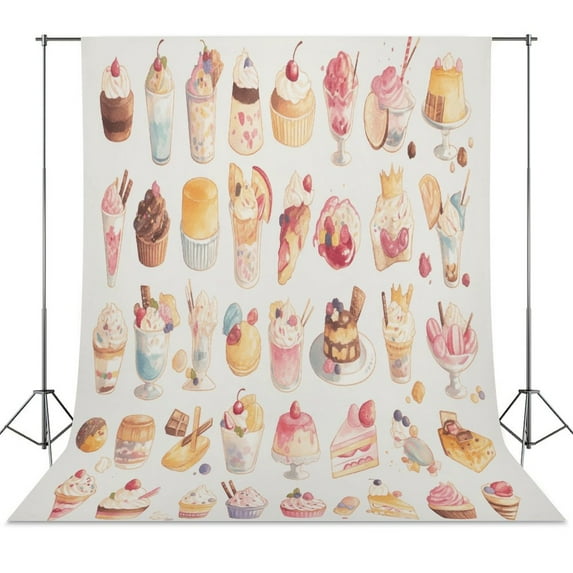 Cartoon Cake Backdrops for Photography for Party Backdrop Wedding ...