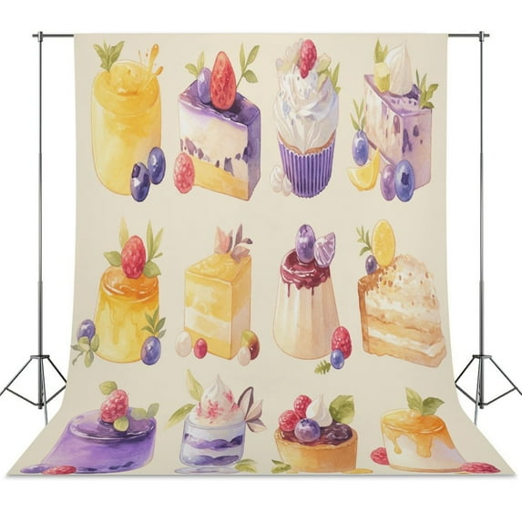 Cartoon Cake Backdrops for Photography for Party Backdrop Wedding ...