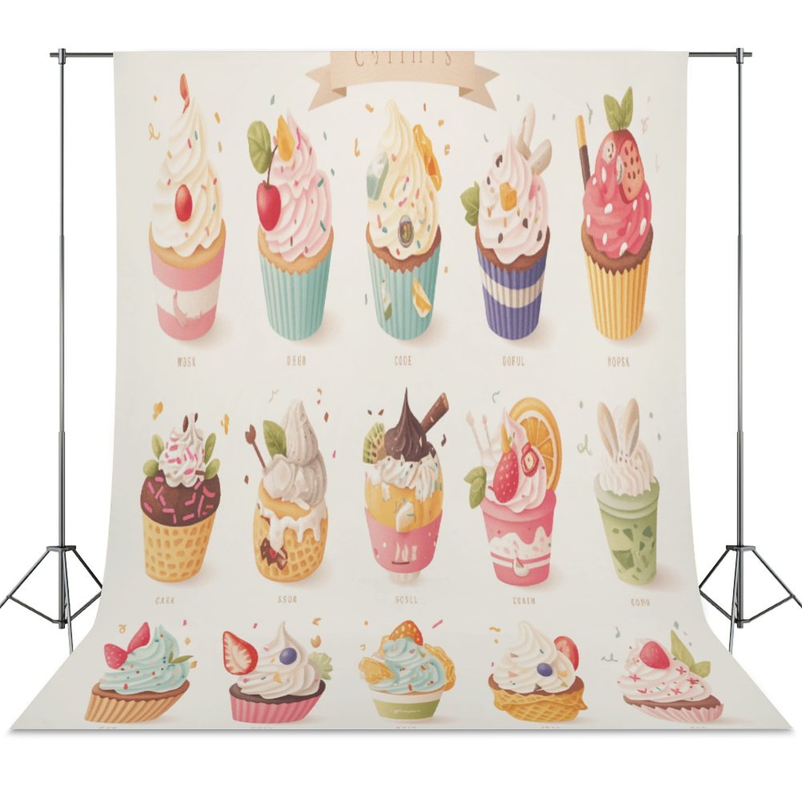 Cartoon Cake Backdrops for Photography for Party Backdrop Wedding ...