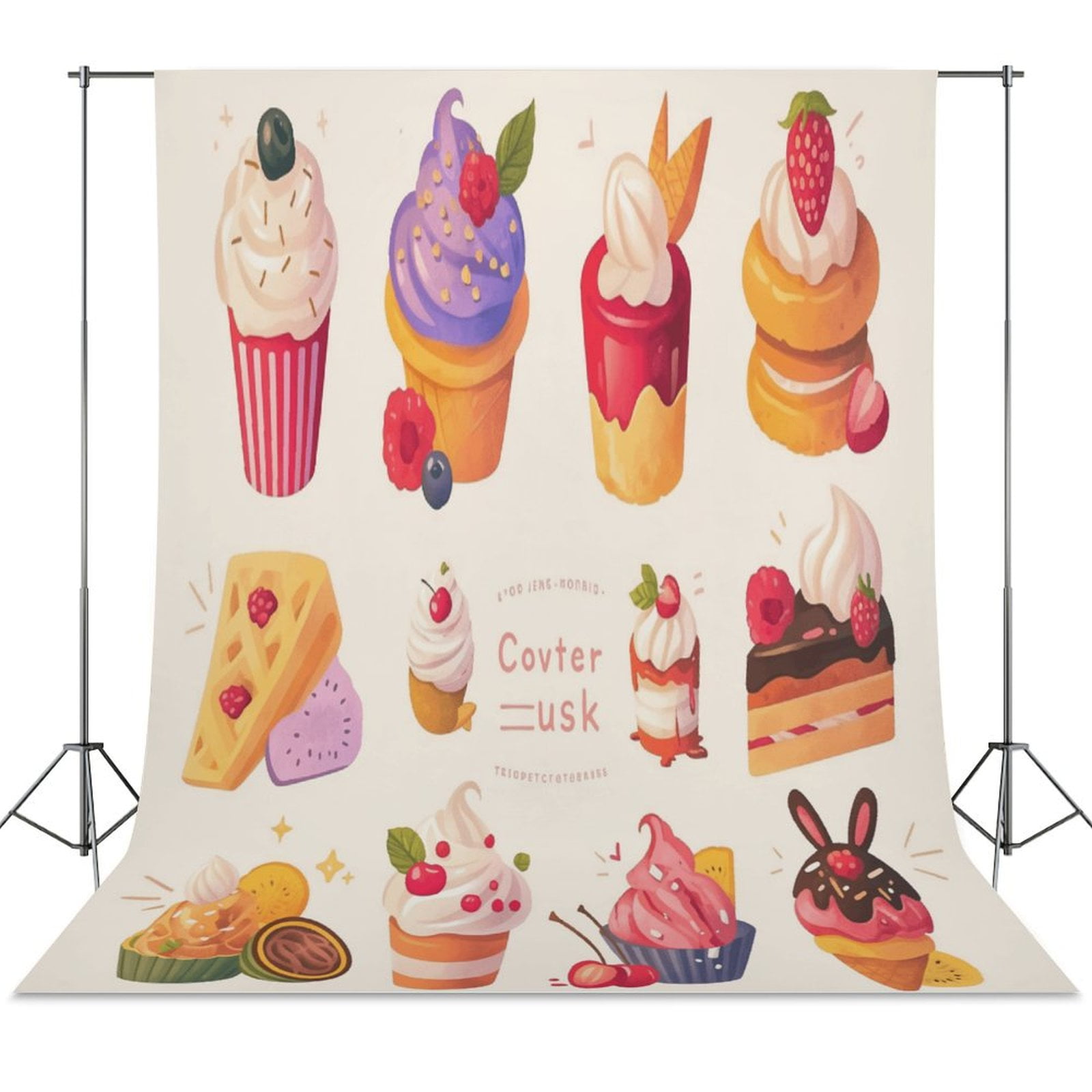 Cartoon Cake Backdrops for Photography for Party Backdrop Wedding ...