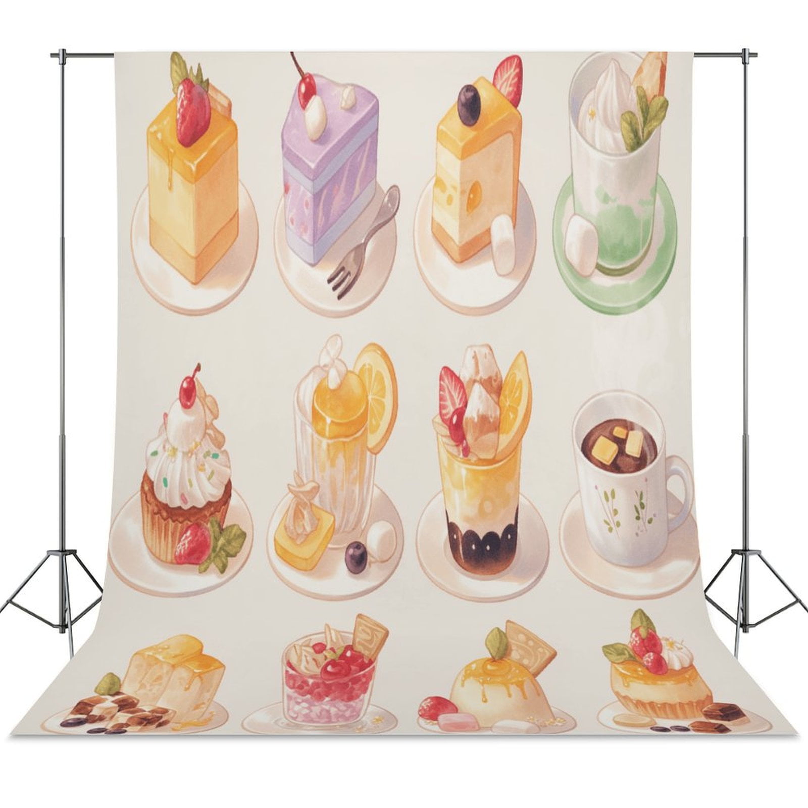 Cartoon Cake Backdrops for Photography for Party Backdrop Wedding ...