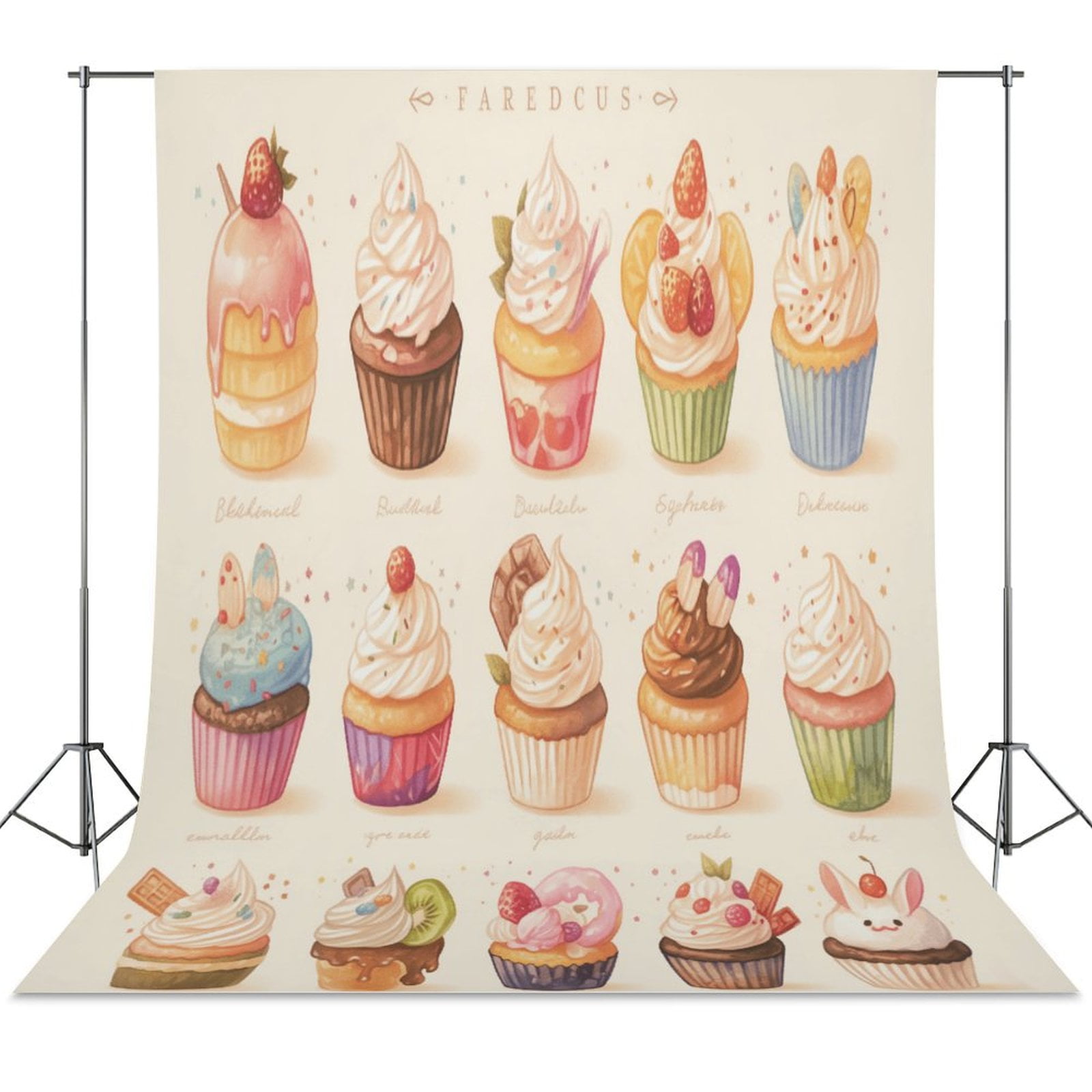 Cartoon Cake Backdrops for Photography for Party Backdrop Wedding ...