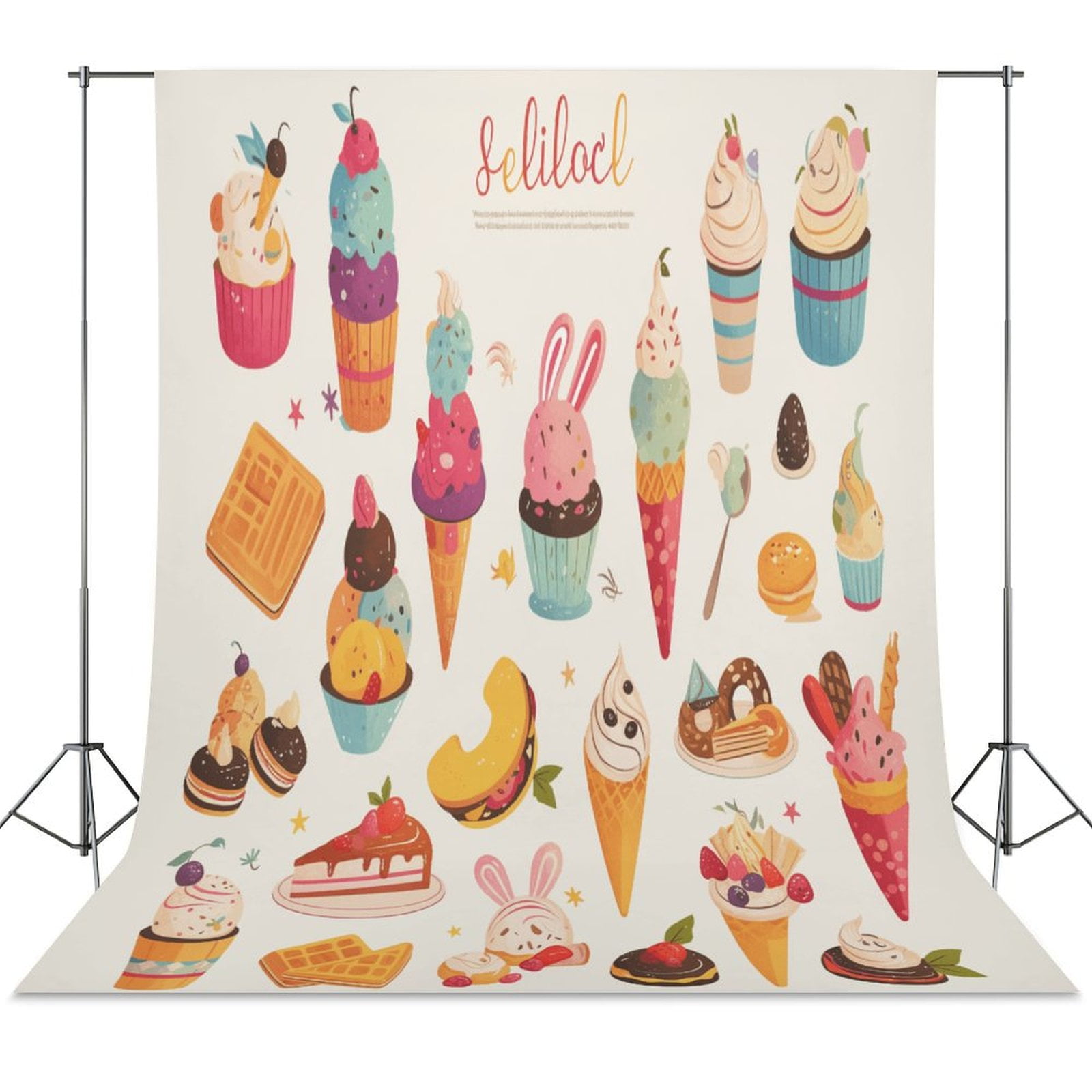 Cartoon Cake Backdrops for Photography for Party Backdrop Wedding ...