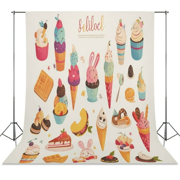 Cartoon Cake Backdrops for Photography for Party Backdrop Wedding ...