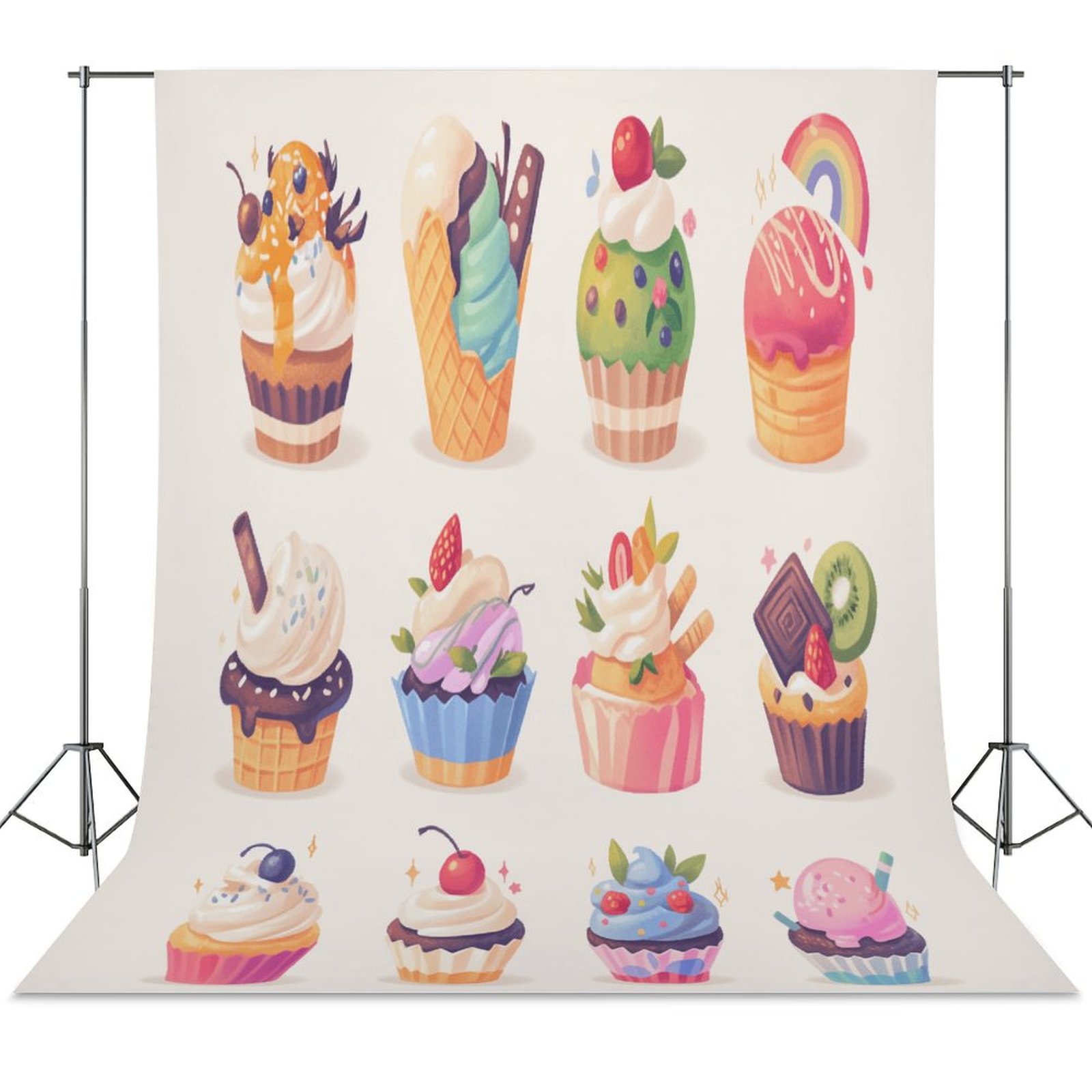 Cartoon Cake Backdrops for Photography for Party Backdrop Wedding ...