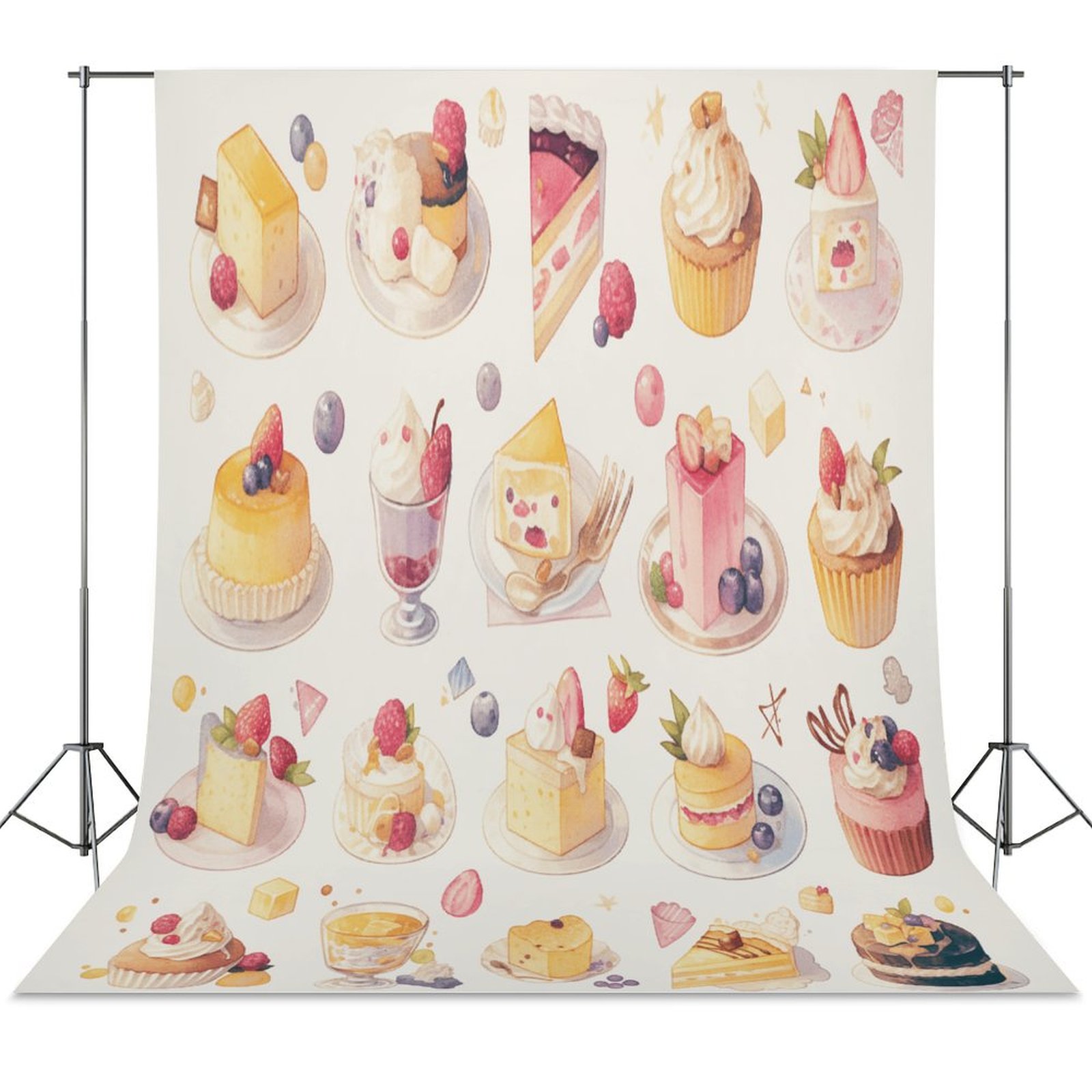Cartoon Cake Backdrops for Photography for Party Backdrop Wedding ...