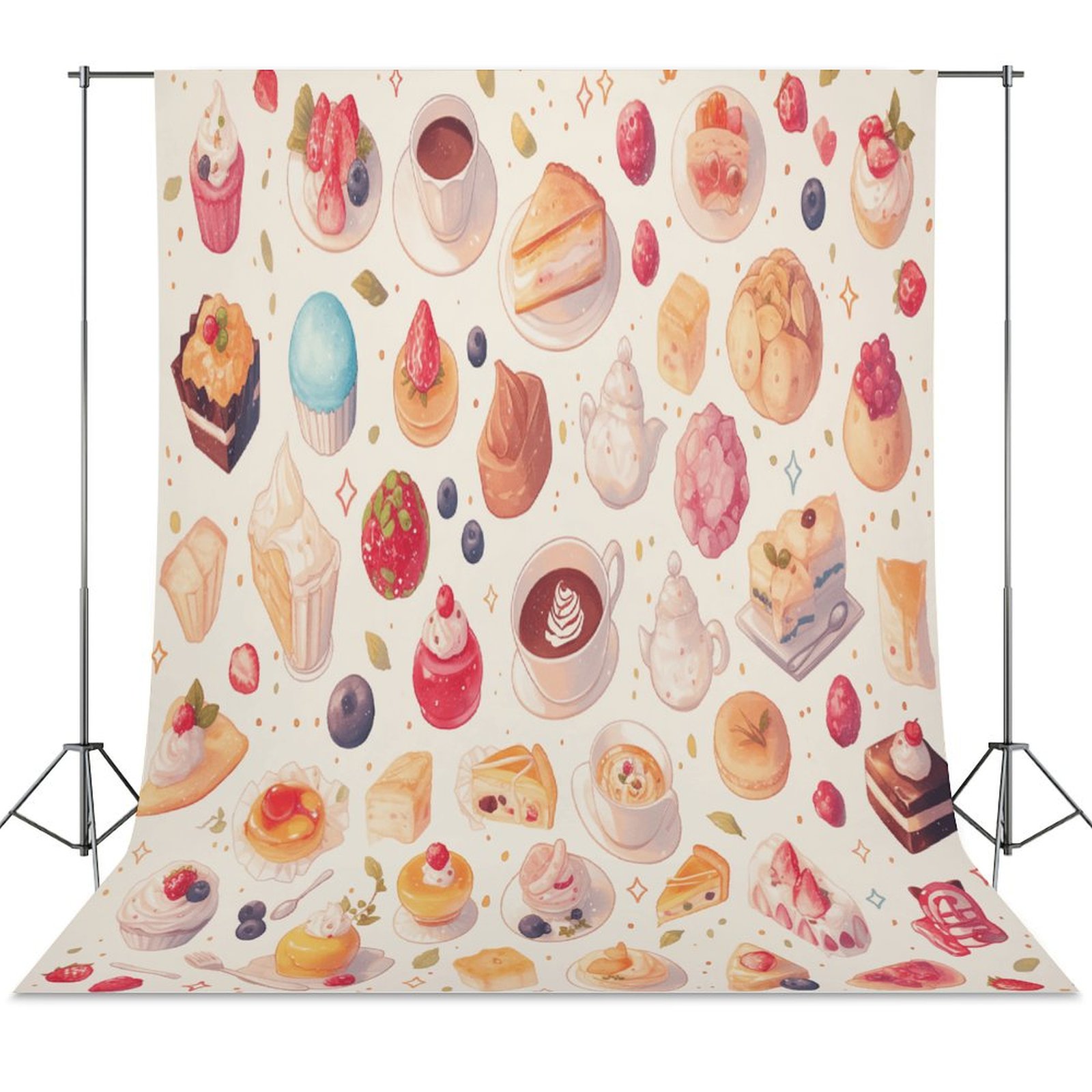 Cartoon Cake Backdrops for Photography for Party Backdrop Wedding ...