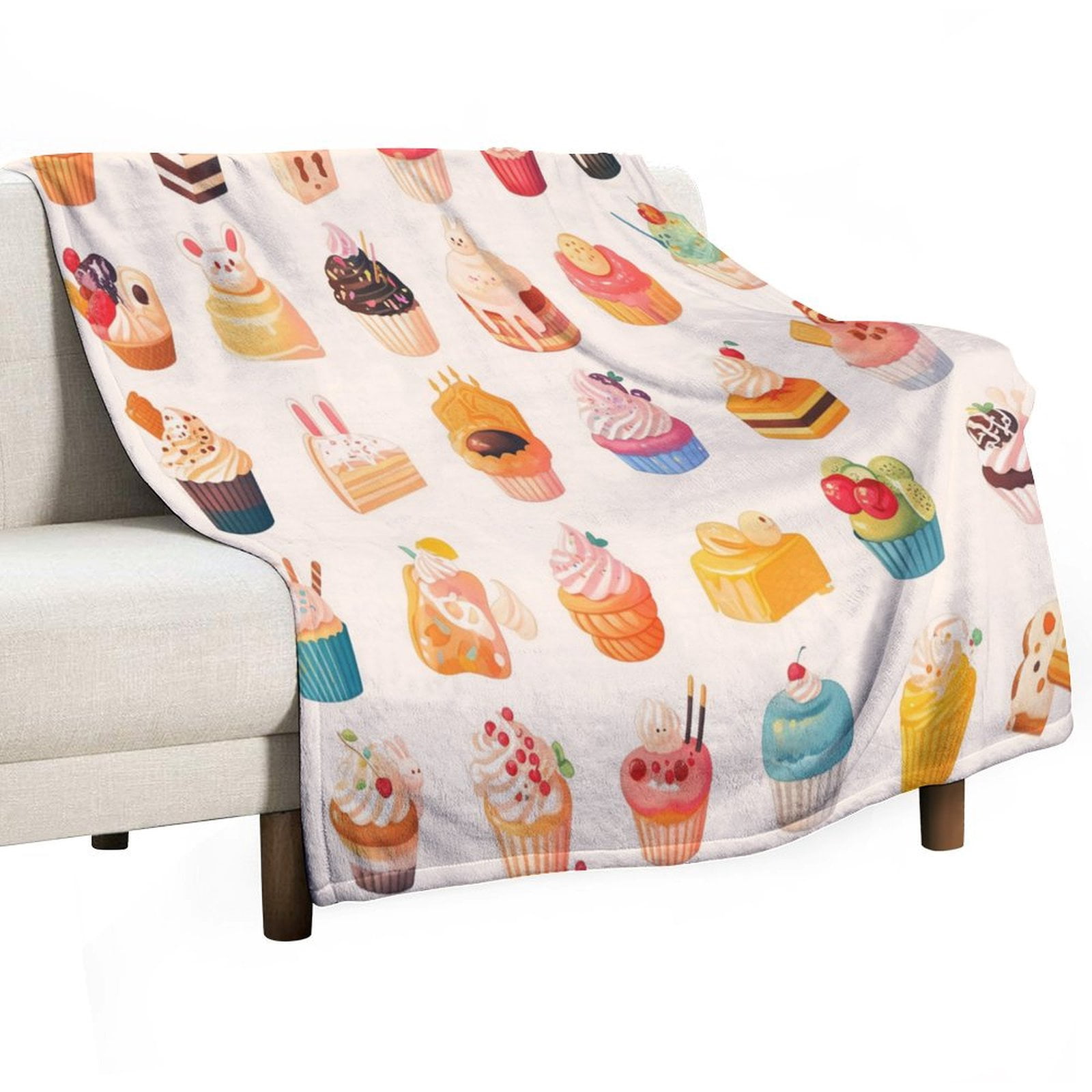 Cartoon Cake Blanket for Bed Throw Blanket for Women, Men And Kids ...