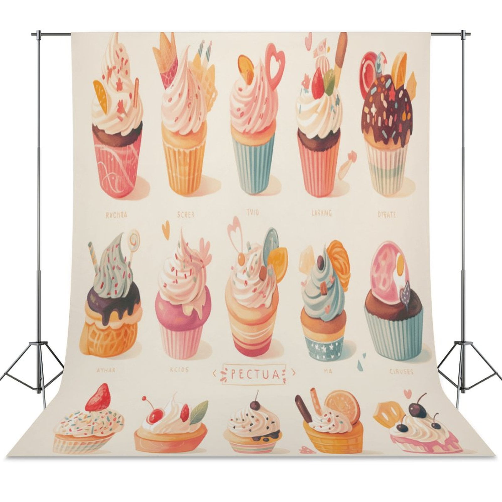 Cartoon Cake Spring Backdrop Backdrops for Photography Photo Background ...