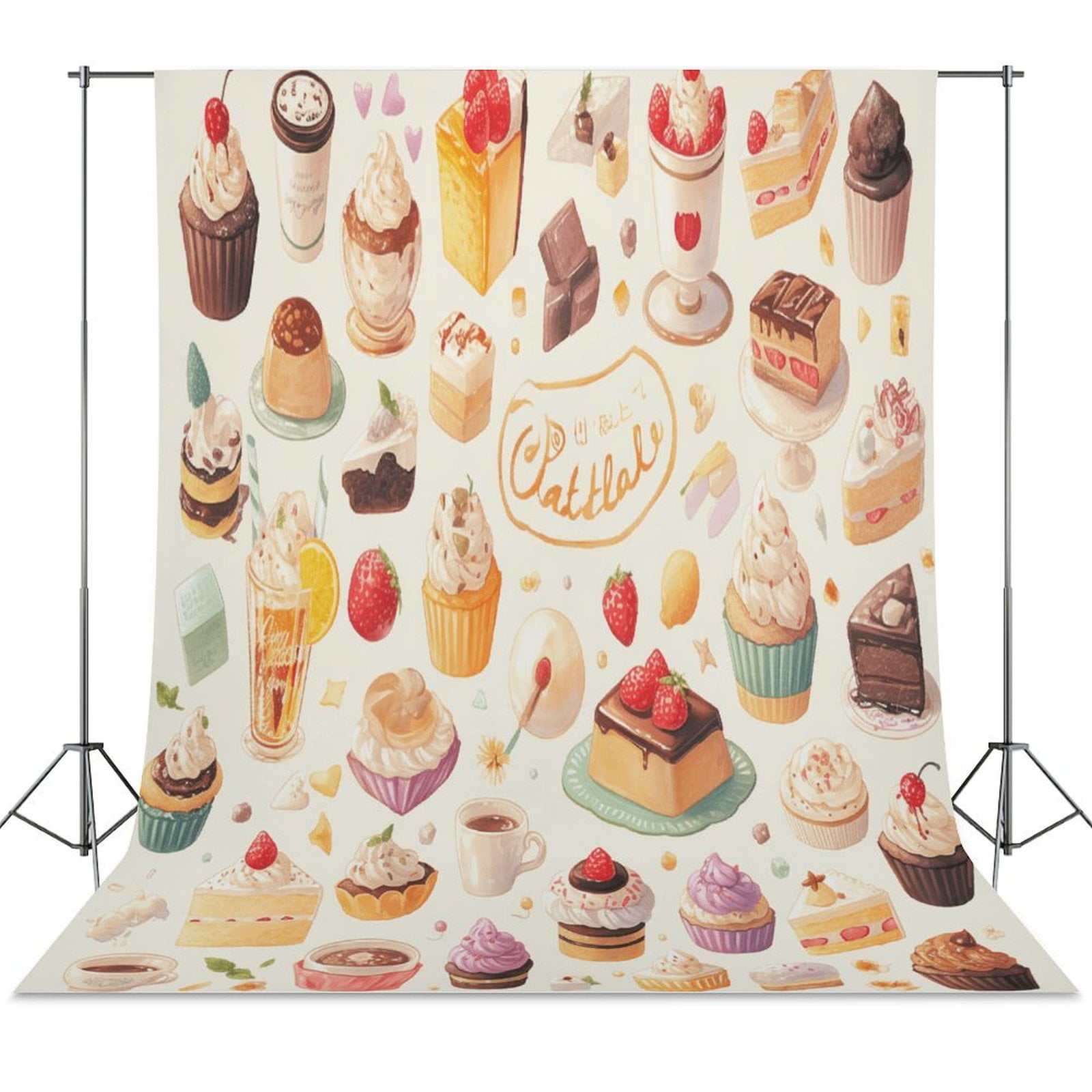 Cartoon Cake Spring Backdrop Backdrops for Photography Photo Background ...