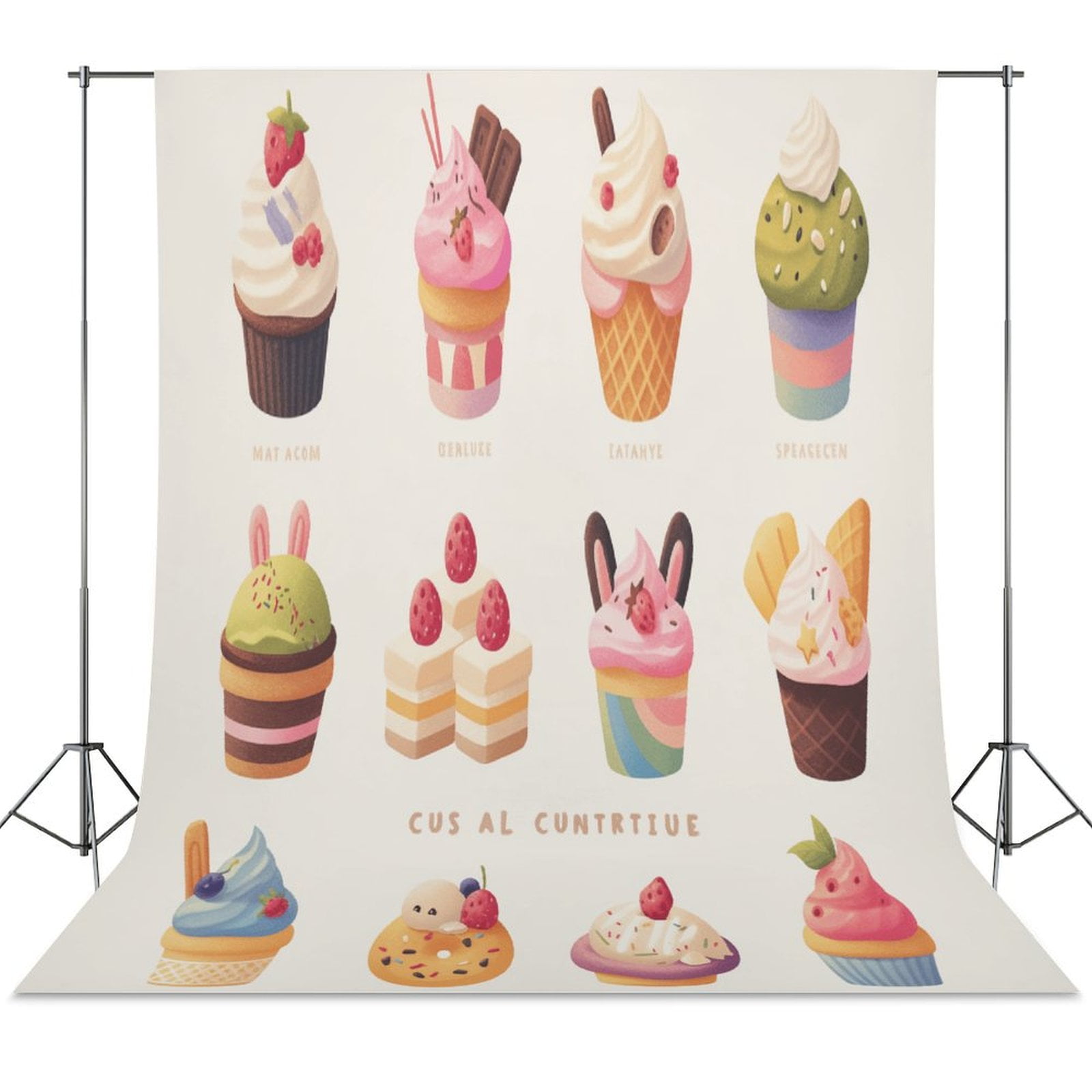 Cartoon Cake Spring Backdrop Backdrops for Photography Photo Background ...