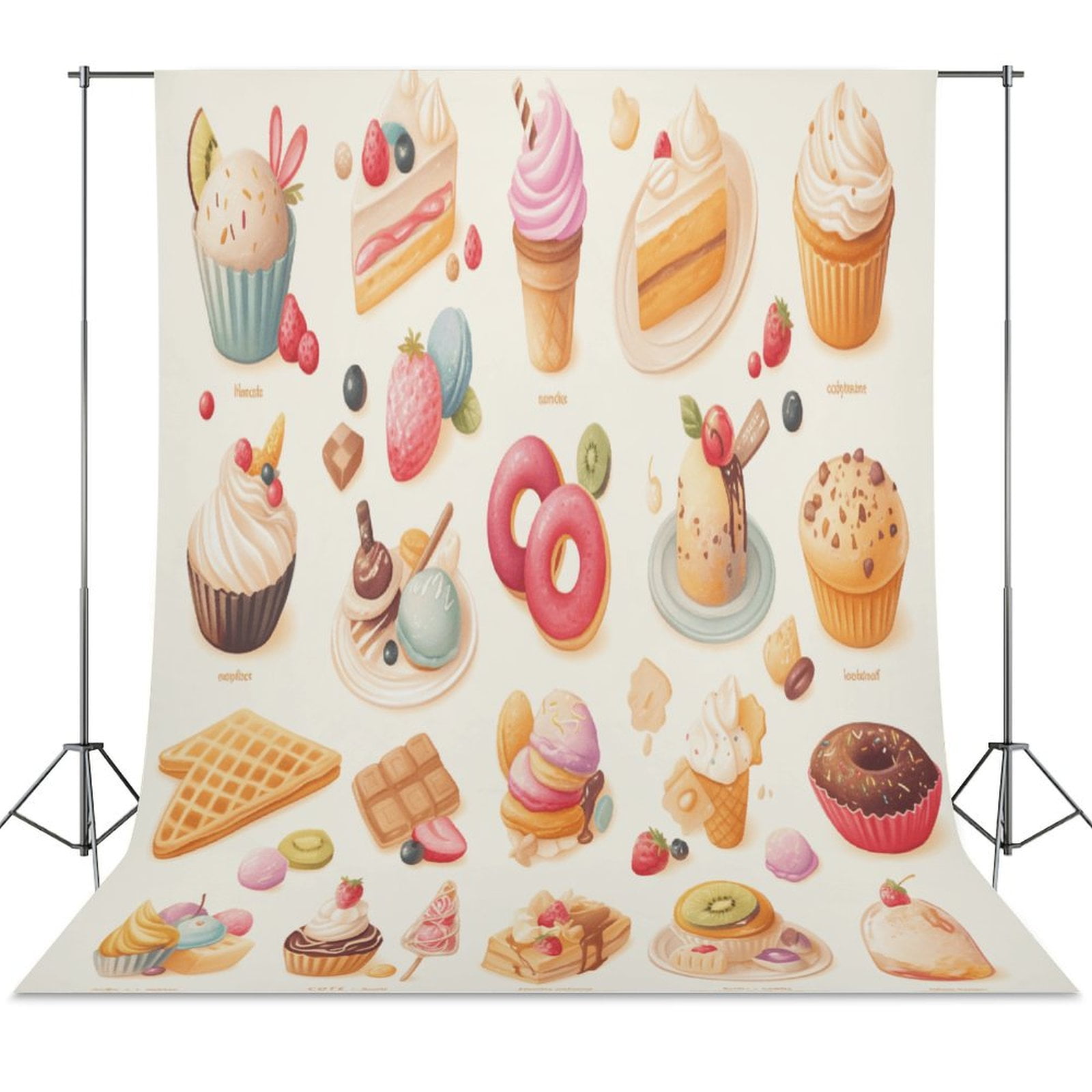 Cartoon Cake Spring Backdrop Backdrops for Photography Photo Background ...