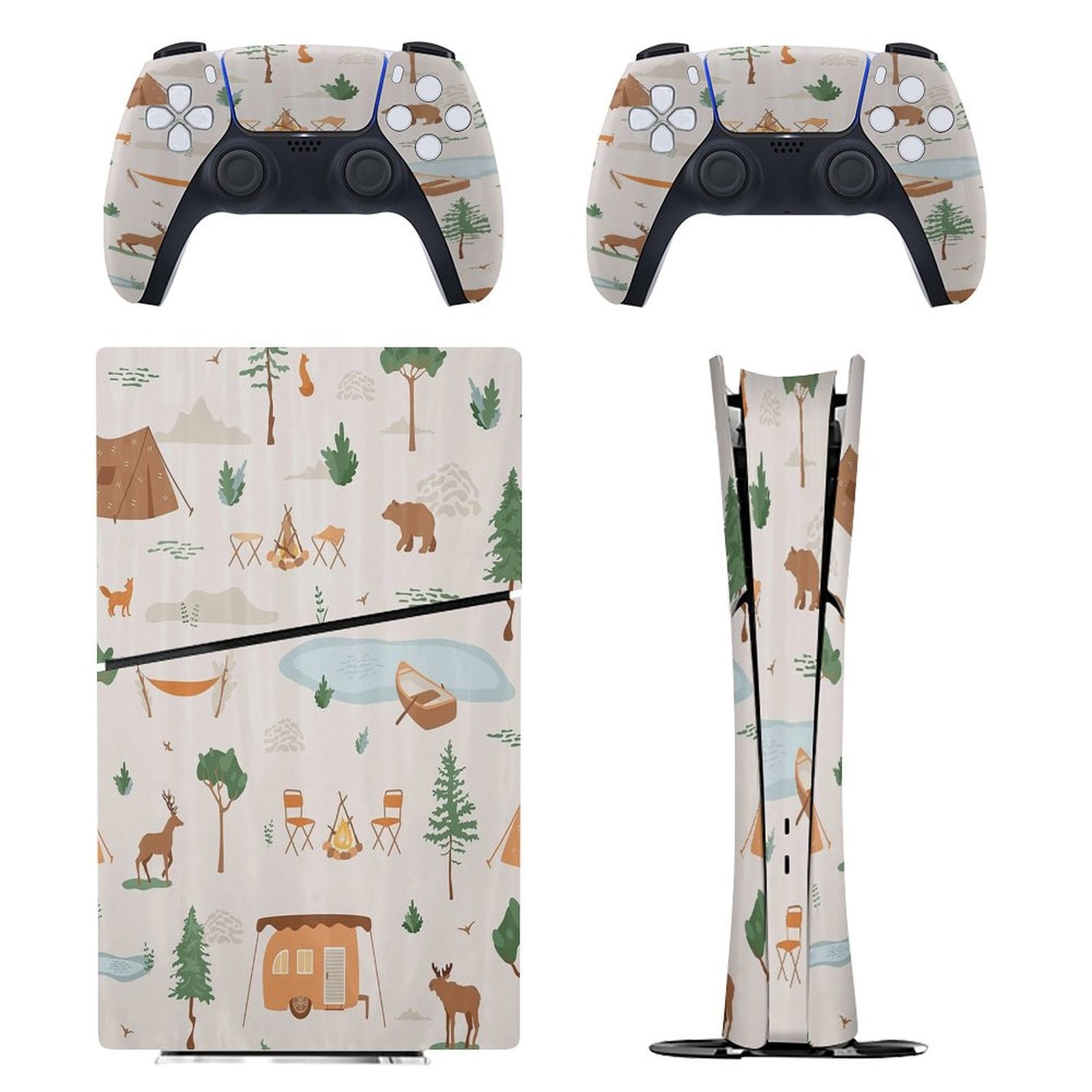 Cartoon Camper PS5/PS5 Pro/PS5 Slim Digital Disc Skin Sticker For ...