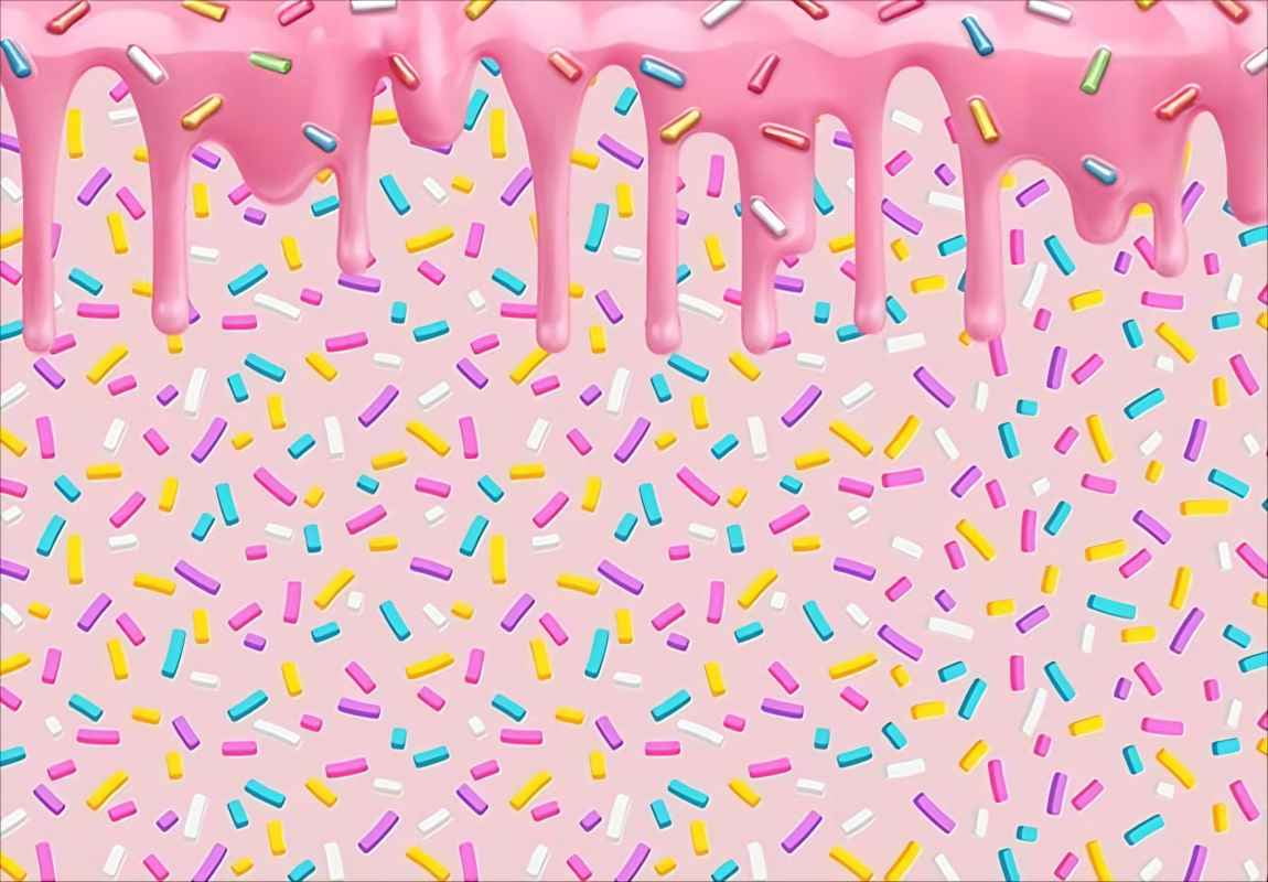 Cartoon Candyland Sweets Backdrop Photography Lollipop Sun Background ...