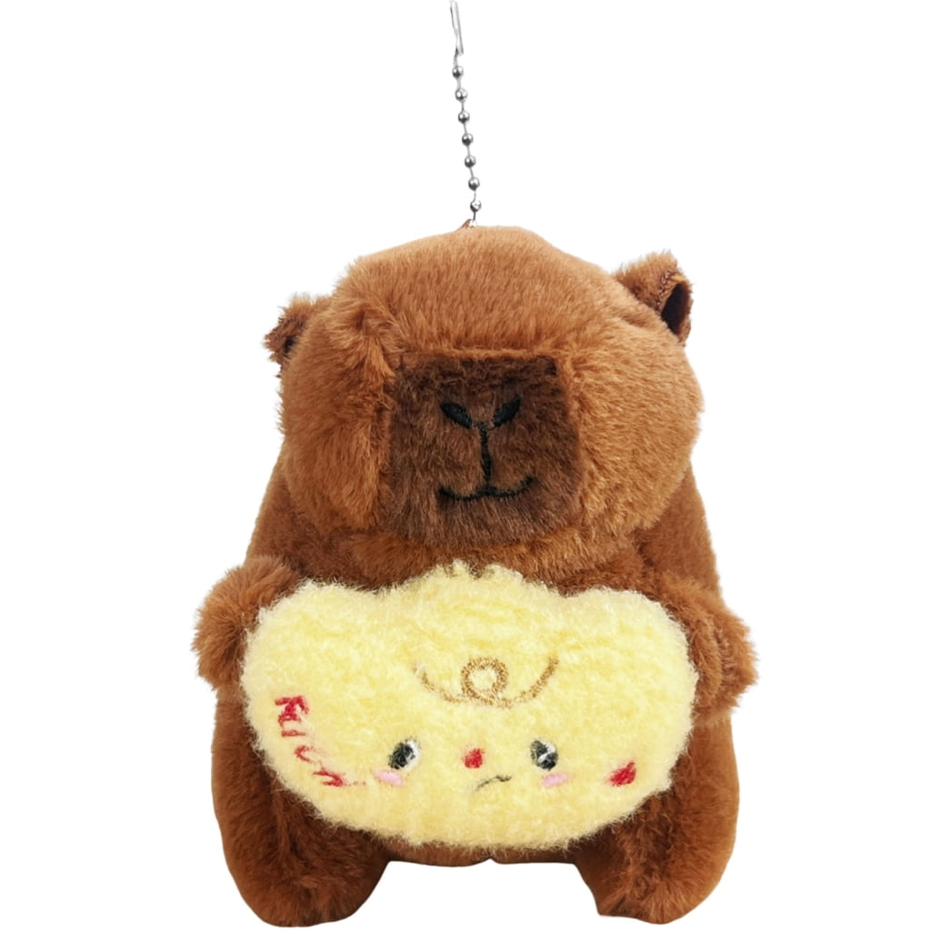 Cartoon Capybara Keychain Bag Ornament With Plush Texture Bags Charm ...