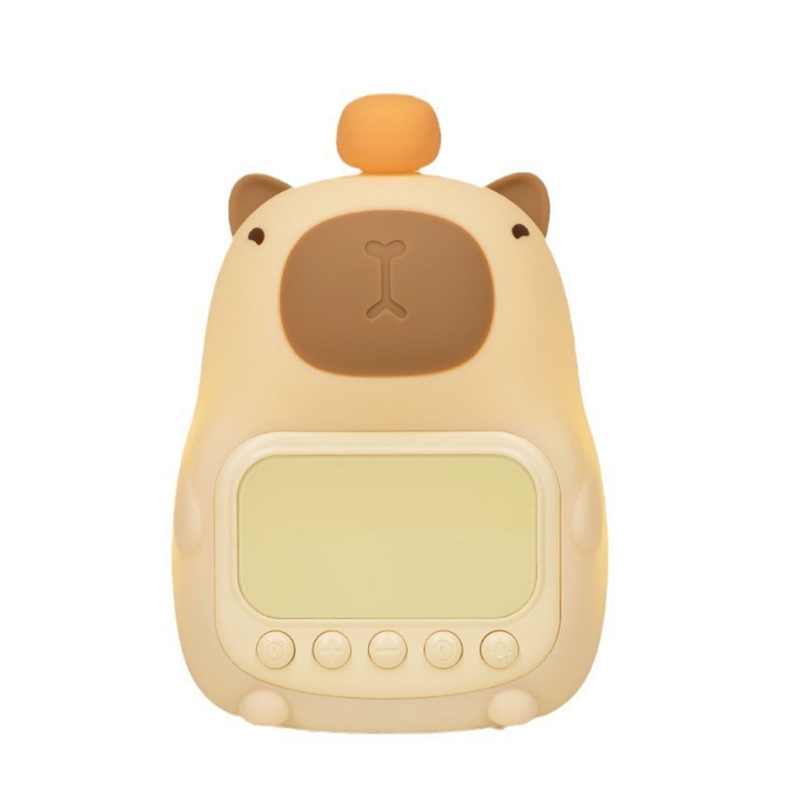 Cartoon Capybaras Table Nigith Lamp with Alarm Clock 1500mAh USB ...