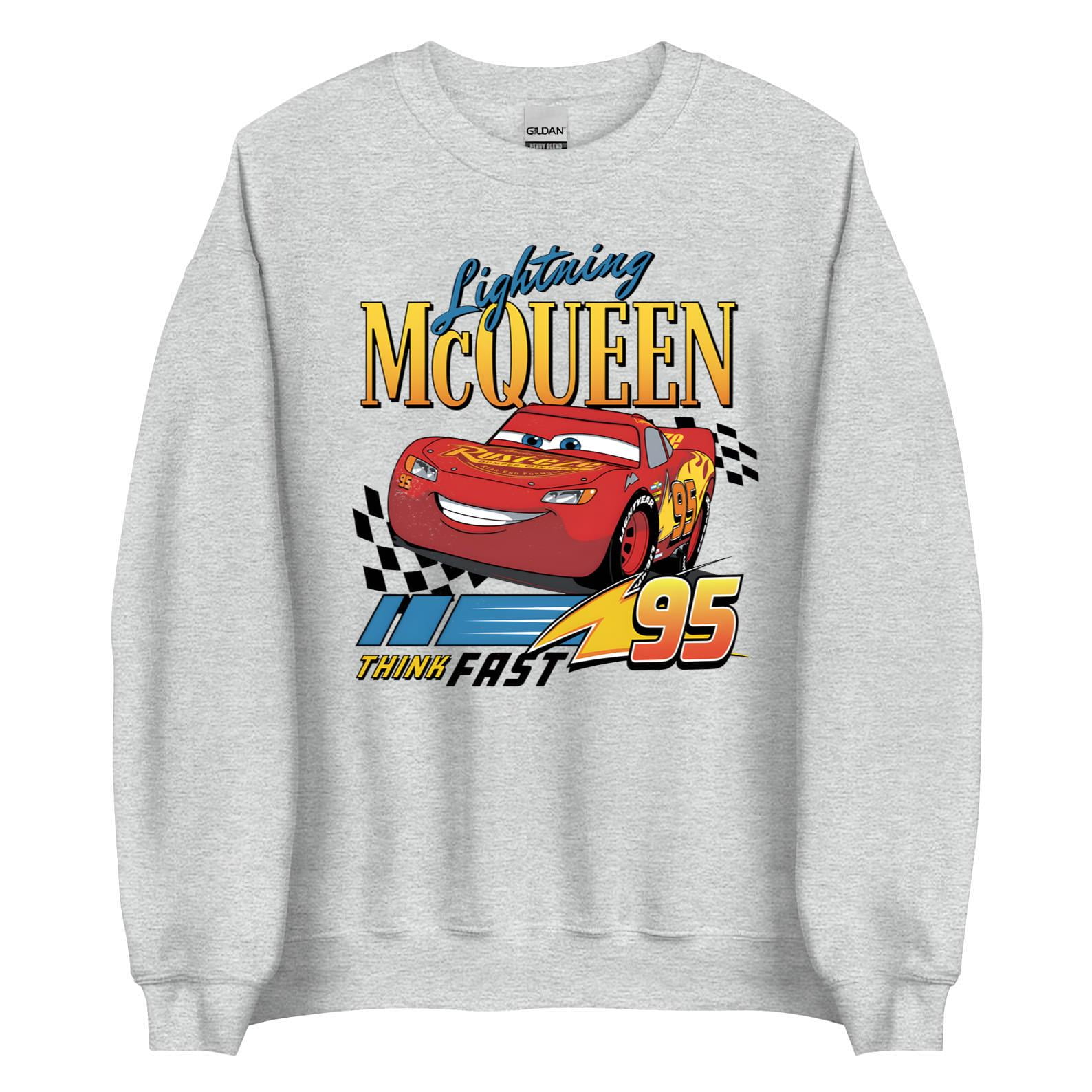 Cartoon Car Adventure Graphic Tee – Lightning Design Shirt – Fun ...