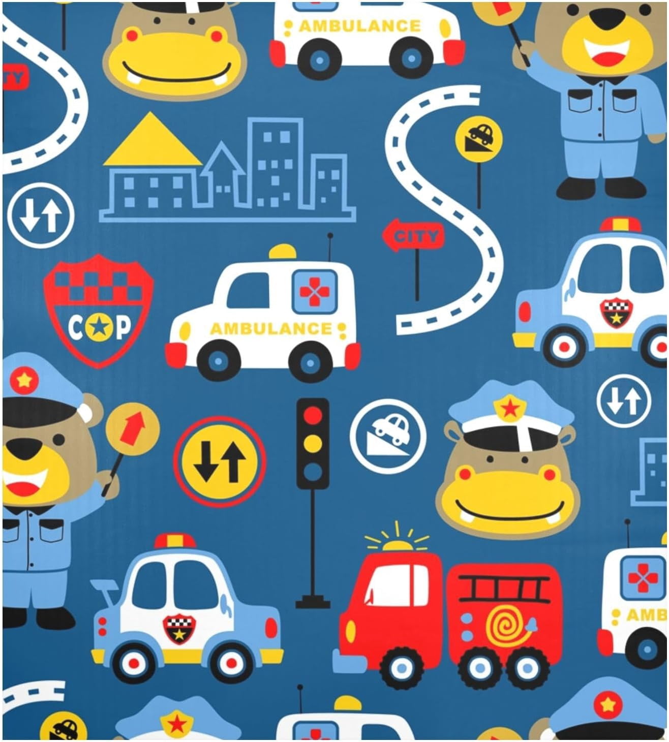 Cartoon Car Pattern Dishwasher Magnet Covers for The Front Magnetic ...