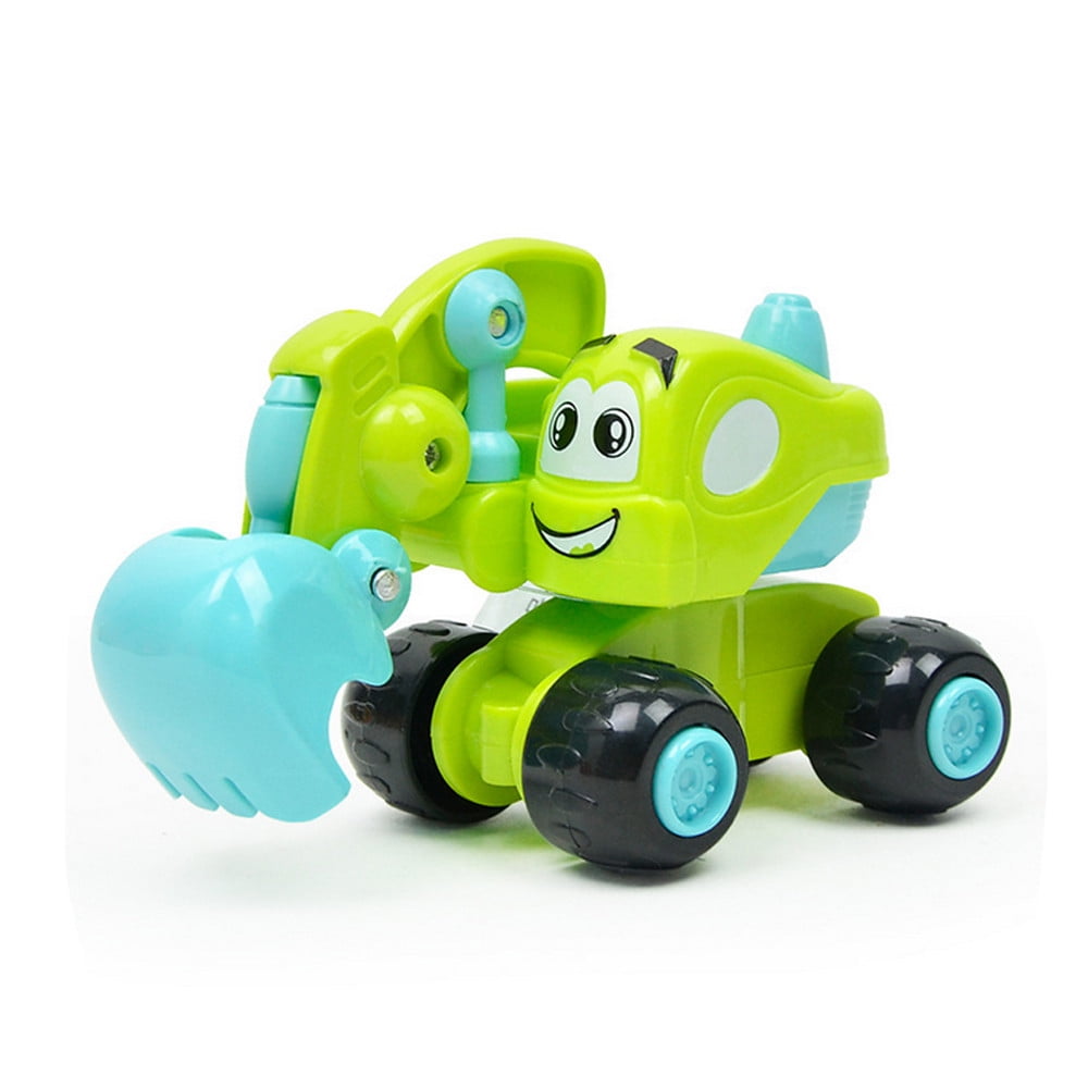 Cartoon Car Toy Friction Powered Cars, Push and Go Toy Trucks ...