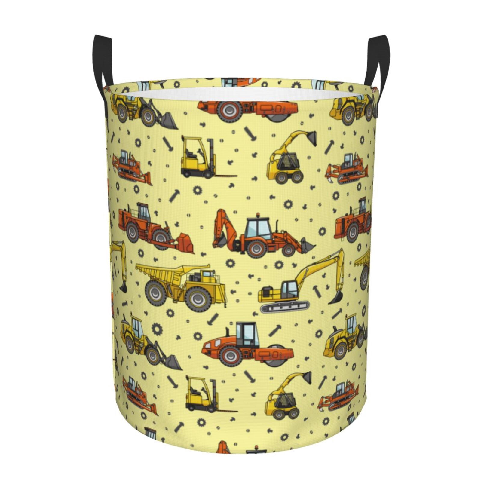 Cartoon Car Yellow Laundry Basket, Laundry Hamper Waterproof Laundry ...