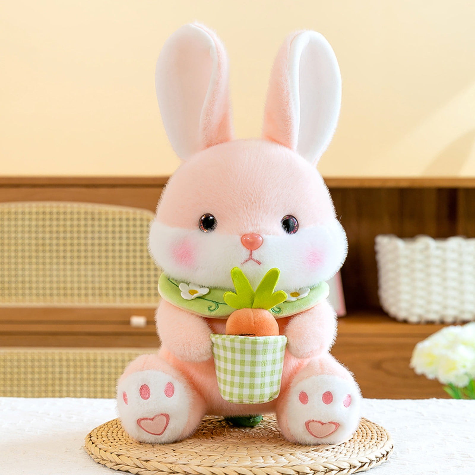 Cartoon Carrot Rabbit Stuffed Animals & Plush Toys 9.06 In for Kids ...