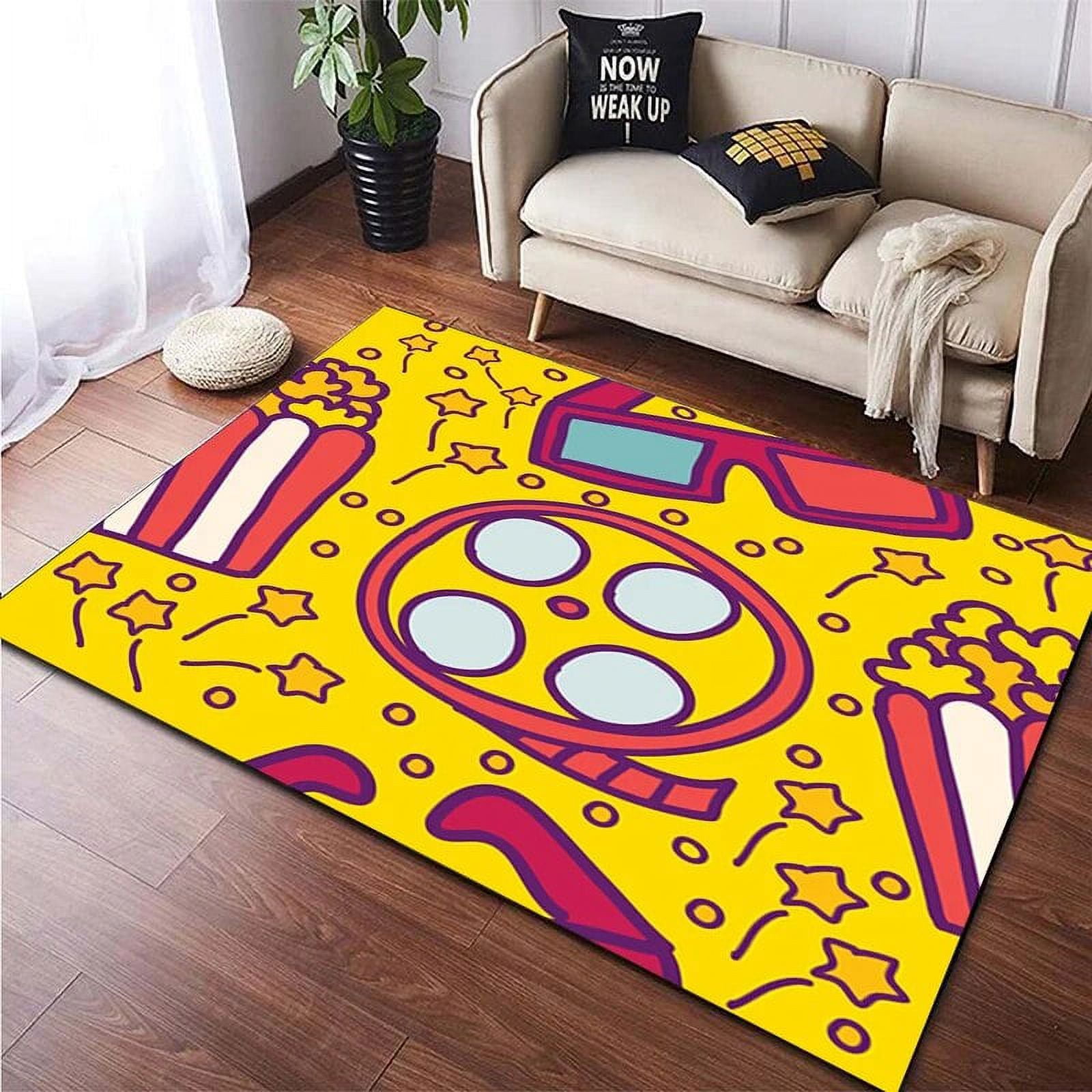 Cartoon Cartoon Beautiful Painting Carpet for Living Room Large Area ...