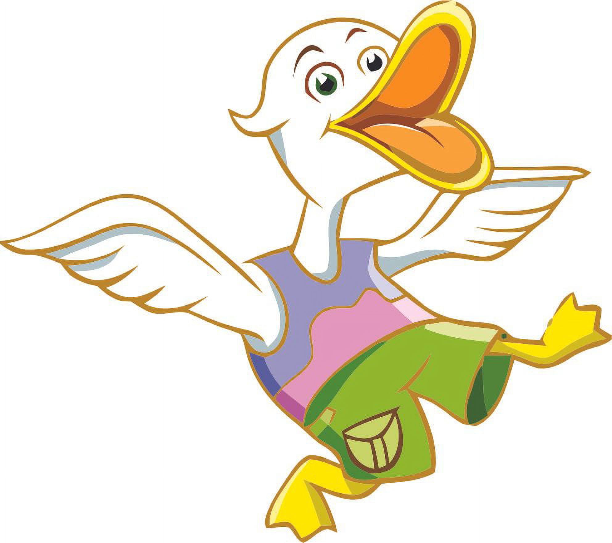Cartoon Cartoons Picture of Duck Ducks Ducky Wall Decals for Bedroom or ...