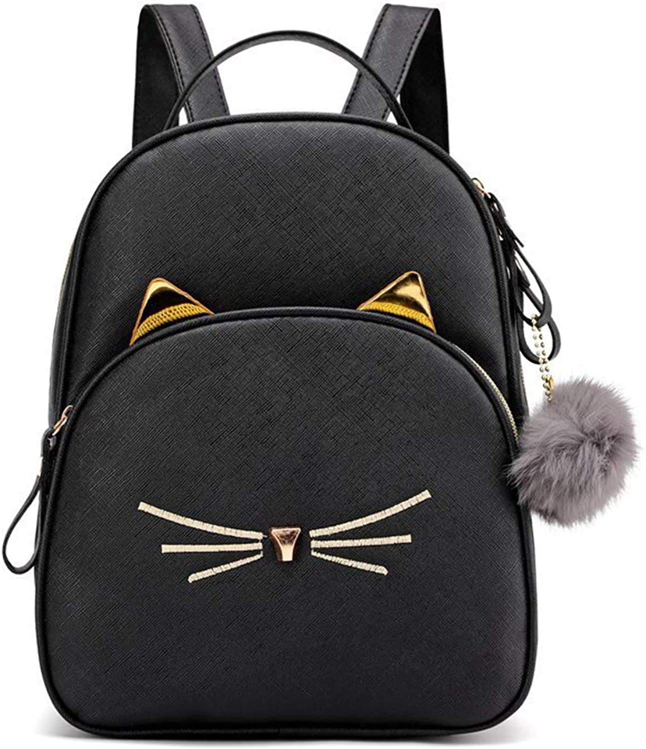 Cartoon Cat Backpack New Trend Japanese and Korean PU Simple and Cute ...