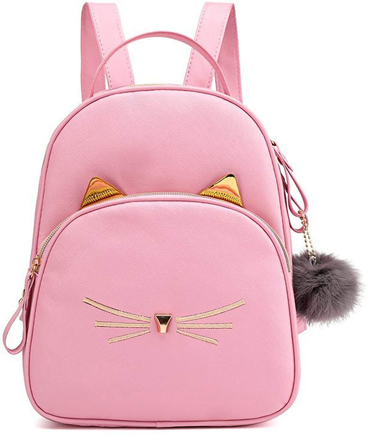 Cartoon Cat Backpack New Trend Japanese and Korean PU Simple and Cute ...