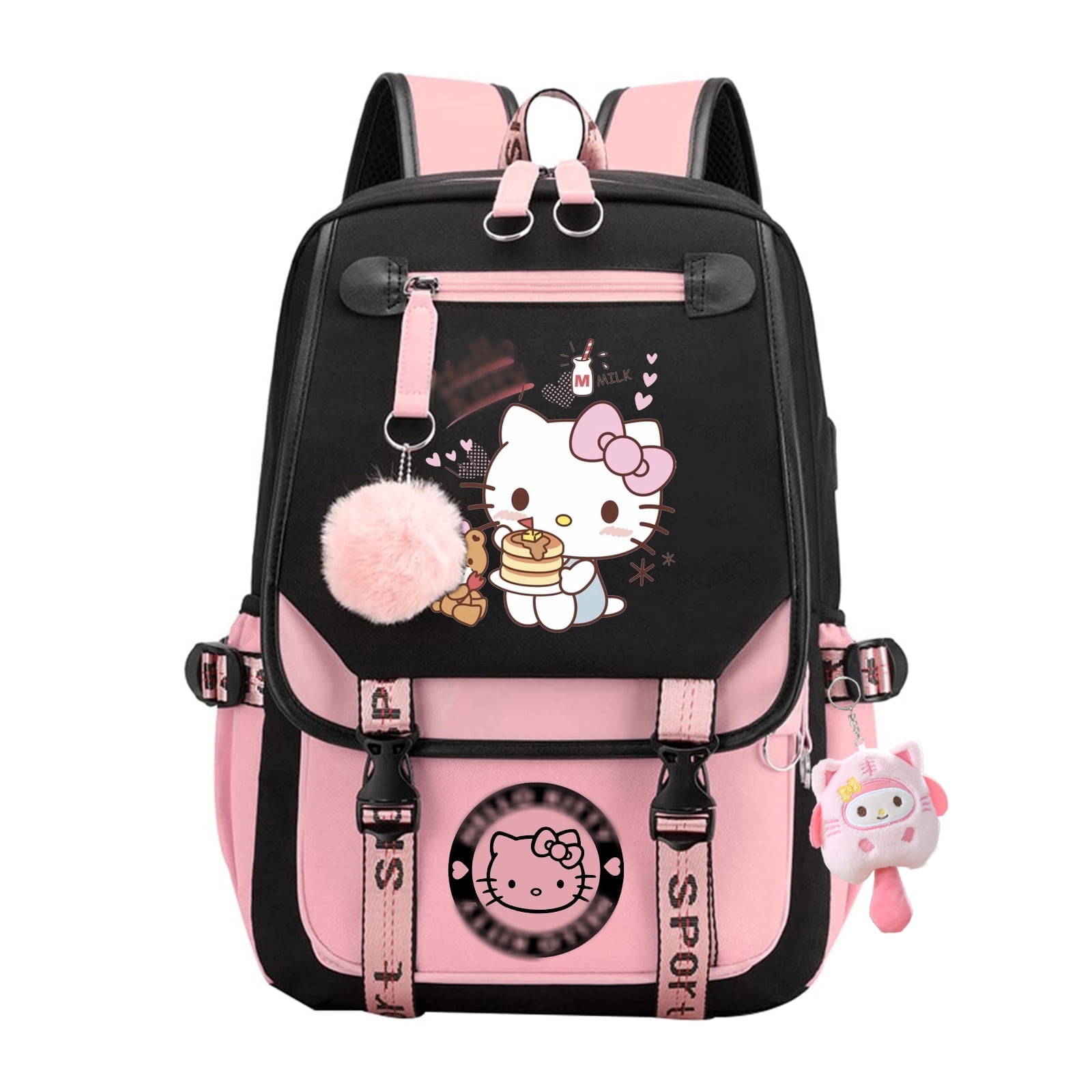 Cartoon Cat Backpack for Fans Anime Schoolbag Cartoon Backpack Laptop ...