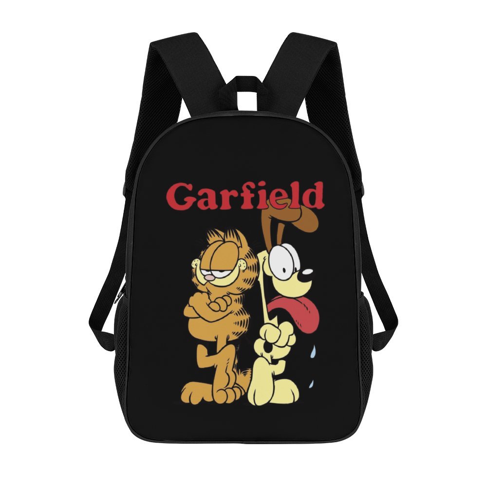 Cartoon Cat Garfield 17 Inch Large-capacity Adult Backpack, Casual And ...