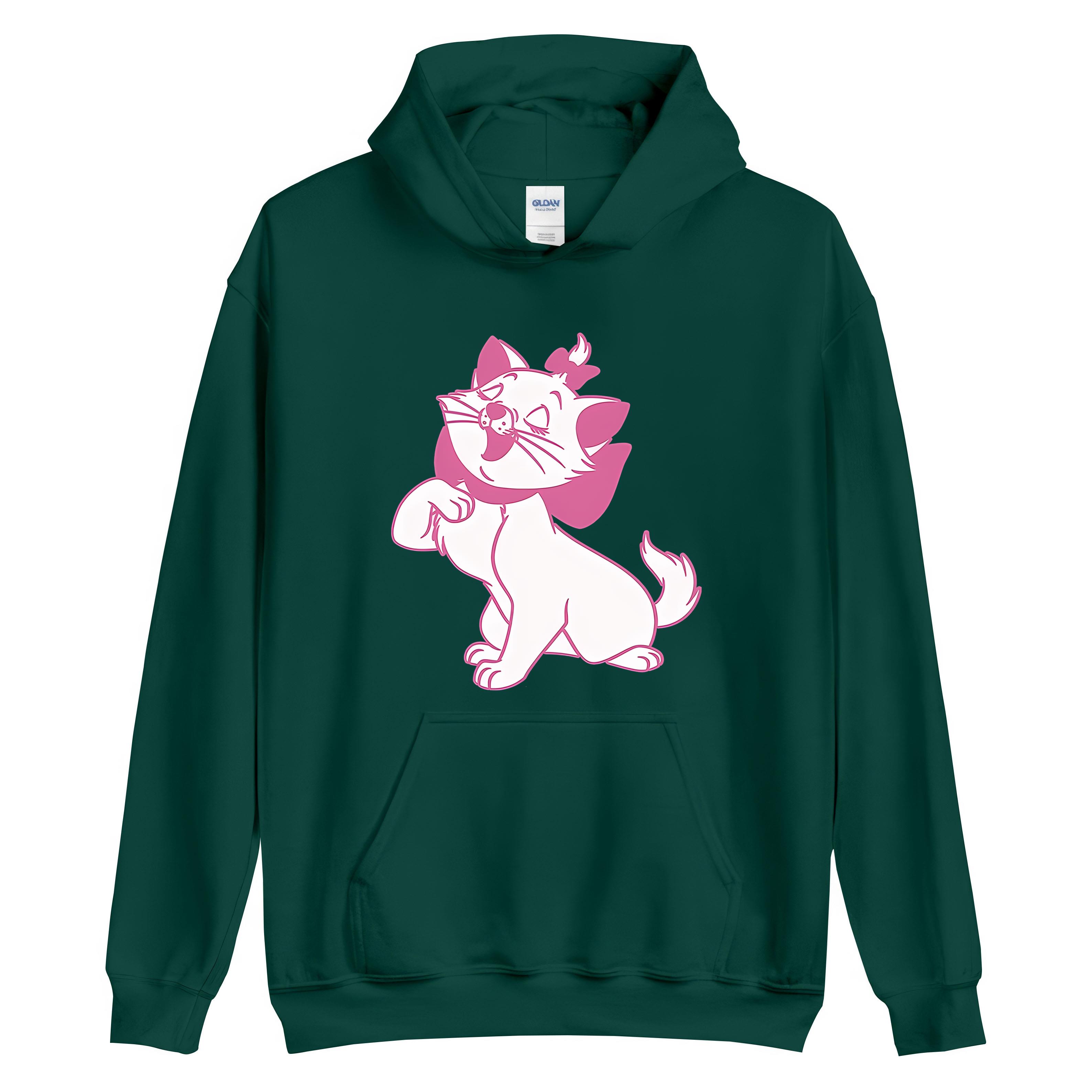 Cartoon Cat Graphic Shirt, Aristocats Marie Design S-3XL - Walmart.com