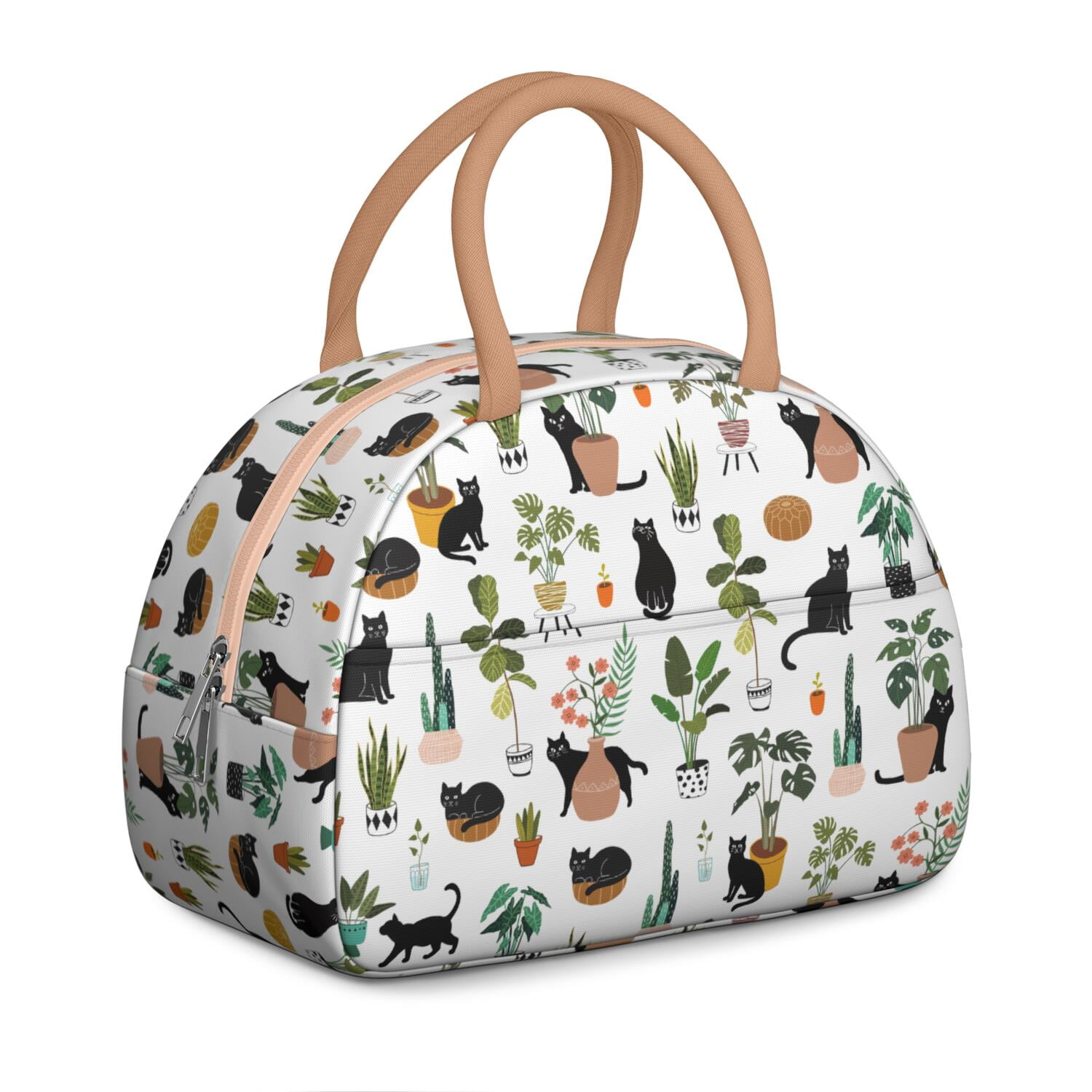 Cartoon Cat Lunch Bag – Whimsical Pet Design with Cute and Funny Cat ...
