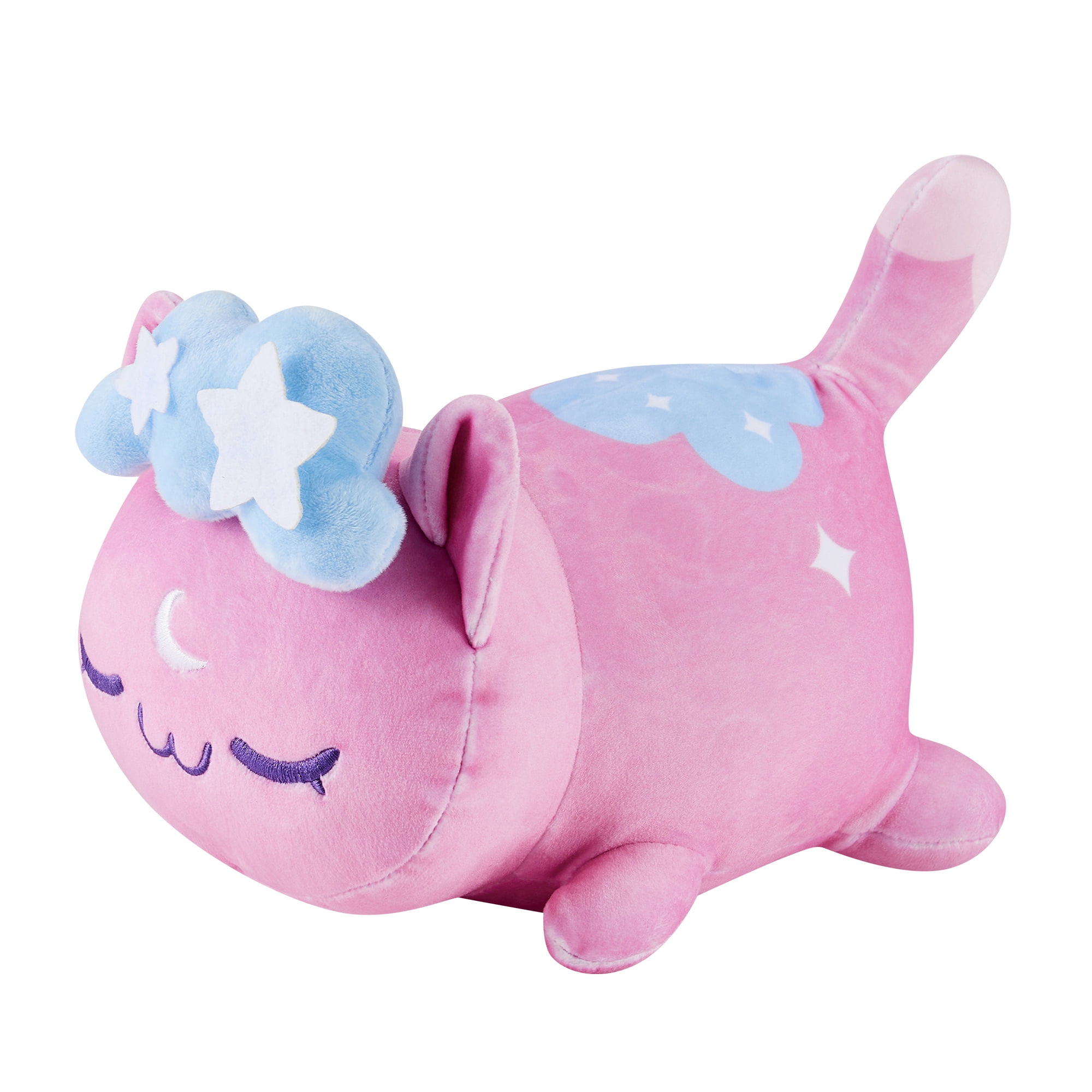Meemeows Stuffed Cartoon Cat Plush Doll, Kawaii Plushie for Kids, Anime ...