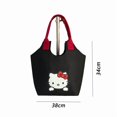 Cartoon Cat Travel Felt Bag Large Capacity Portable Tote Bag Shopping ...