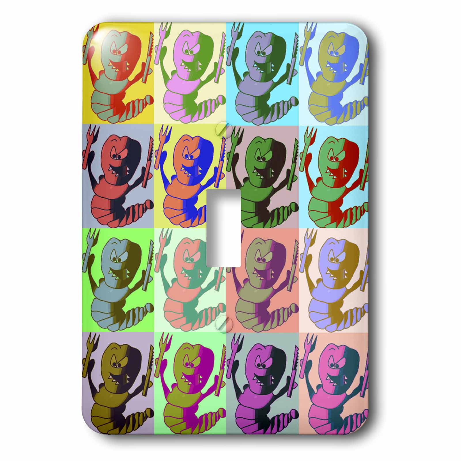 3dRose, Cartoon Caterpillar Pop Art, single toggle switch - Walmart.com