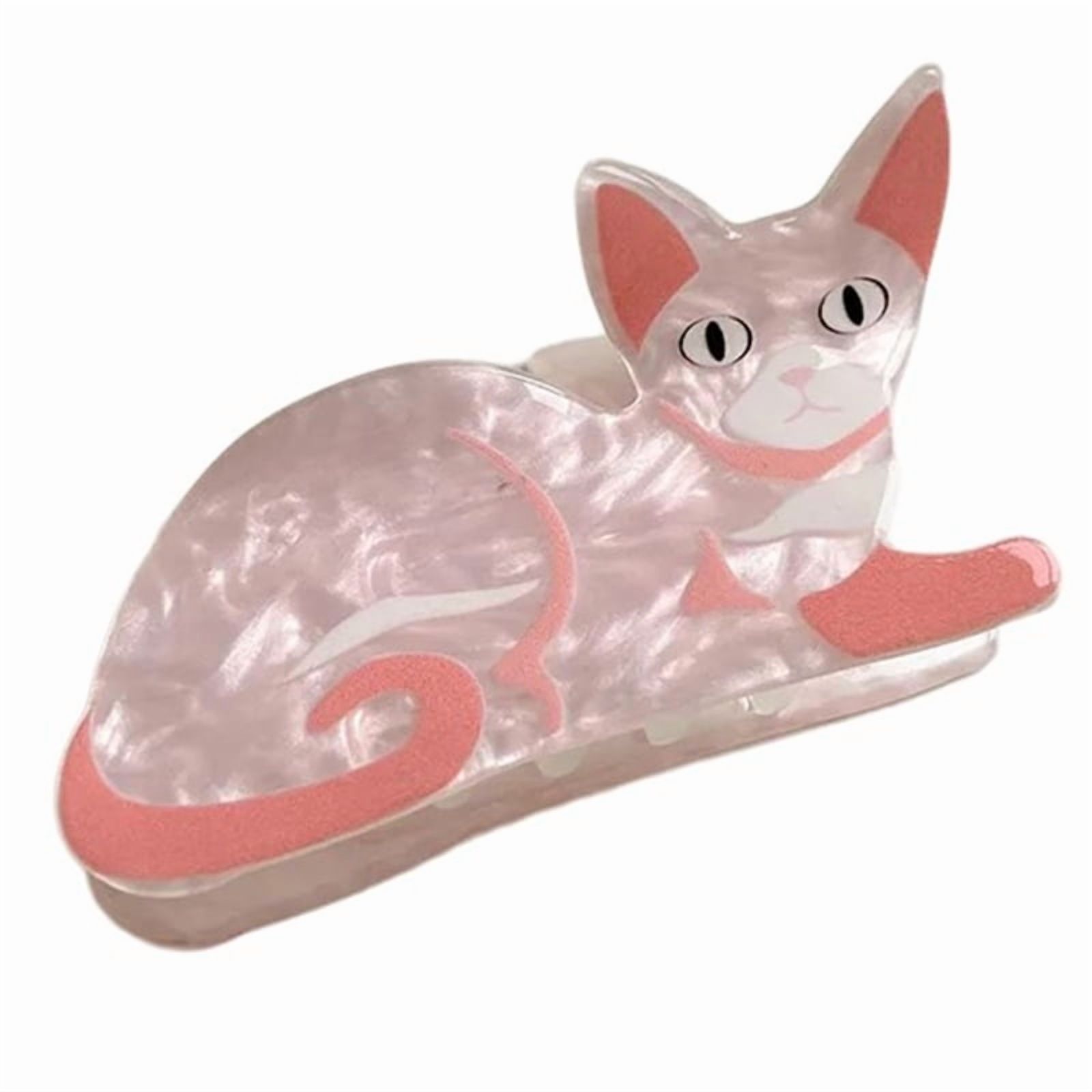 Cartoon Cats/Dogs Shape Hair Claw Braids Ponytail Woman Skincare Hair ...