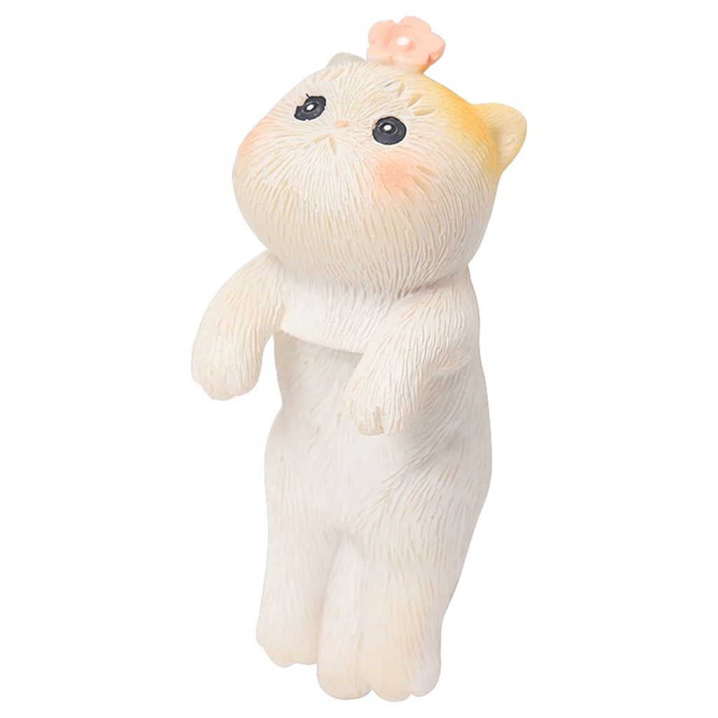 Cartoon Cats Figurines Ornaments Fish Tanks Landscape Decors Craft ...