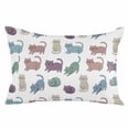 Cartoon Cats Throw Pillow Cover 20 x 26 Inch Decorative Pillow Cover ...