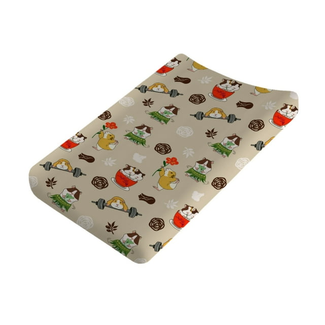 Cartoon Cavies Changing Pad Covers for Baby Boy Girl 32''x 16'' Cute ...