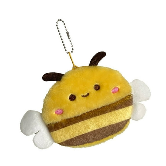 Cartoon Change Purse Lovely Bees Storage Bag Bag Charm Plush Wallets ...