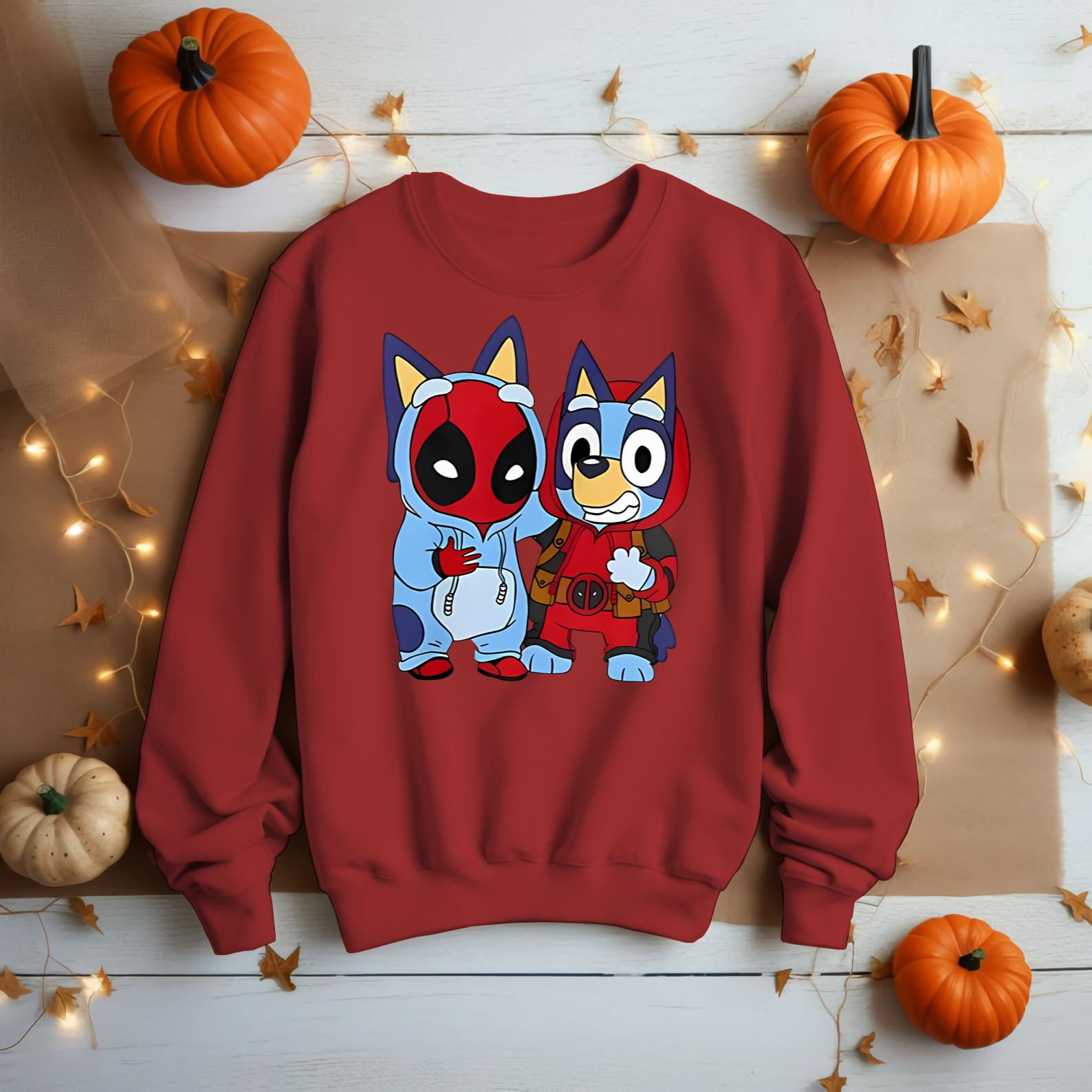 Cartoon Chaos Shirt – Funny Superhero & Animal Mashup Graphic Tee New ...