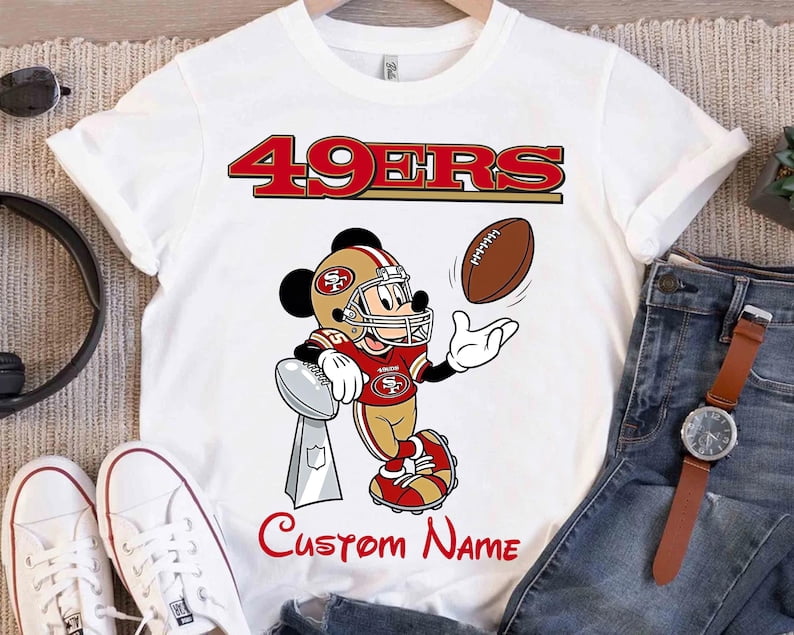 Cartoon Character Costume Shirt Custom Football Mickey Team Matching ...