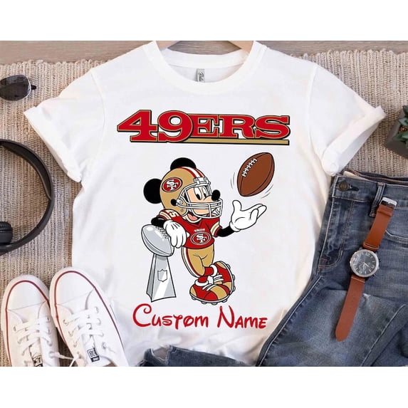 Cartoon Character Costume Shirt Custom Football Mickey Team Matching ...