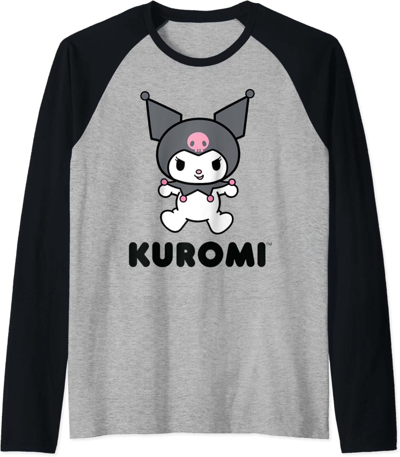 Cartoon Character Front and Back Raglan Baseball Tee - Walmart.com