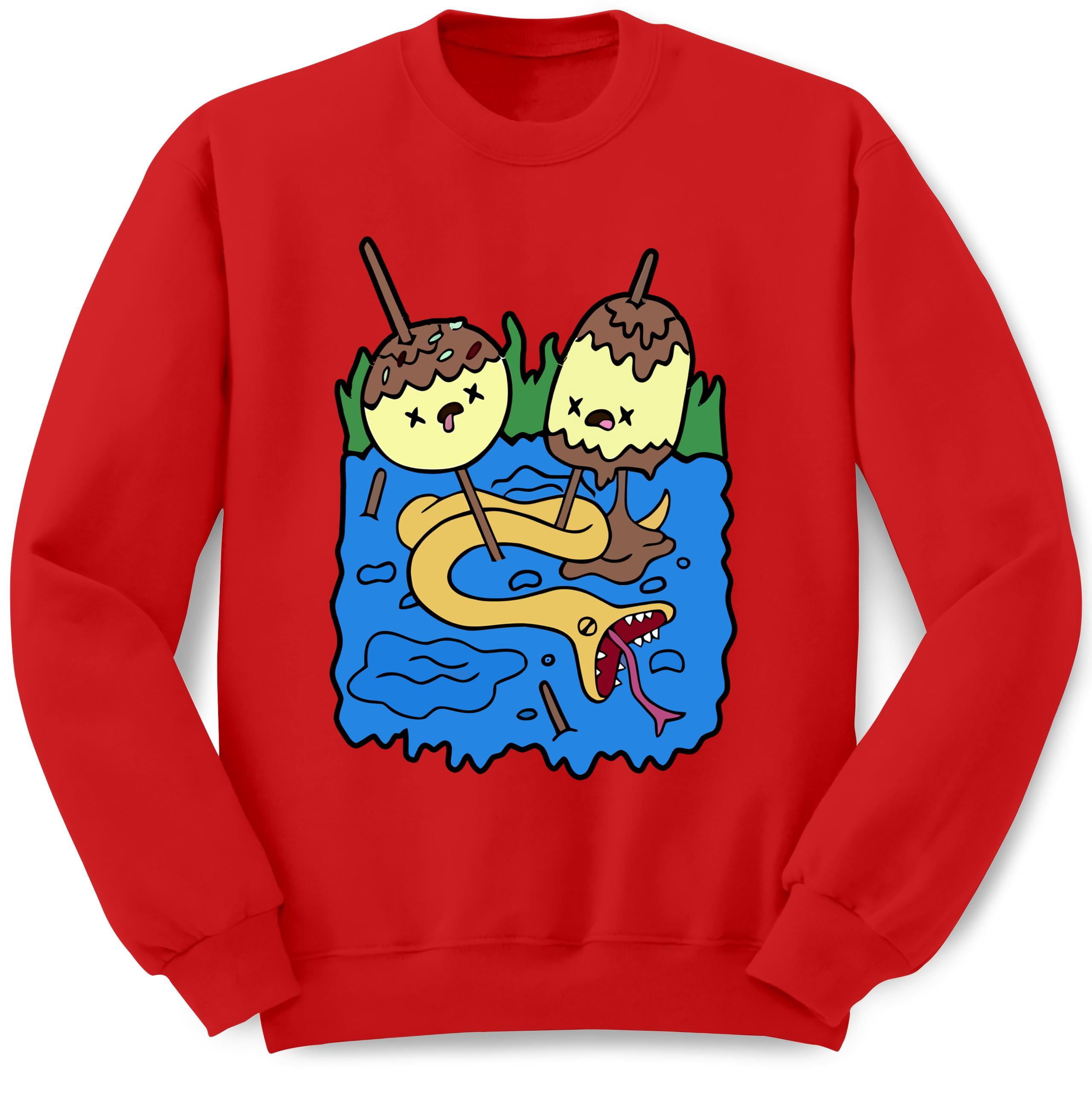 Cartoon Character Graphic Shirt, Rock Fan Tee - Walmart.com